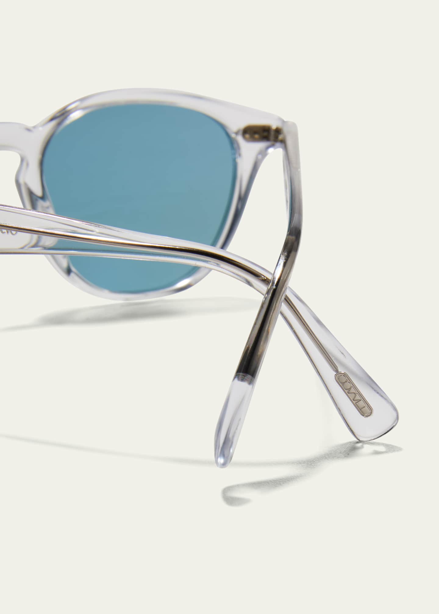 Oliver Peoples Men's Desmon Sun Round Acetate Sunglasses - Bergdorf Goodman