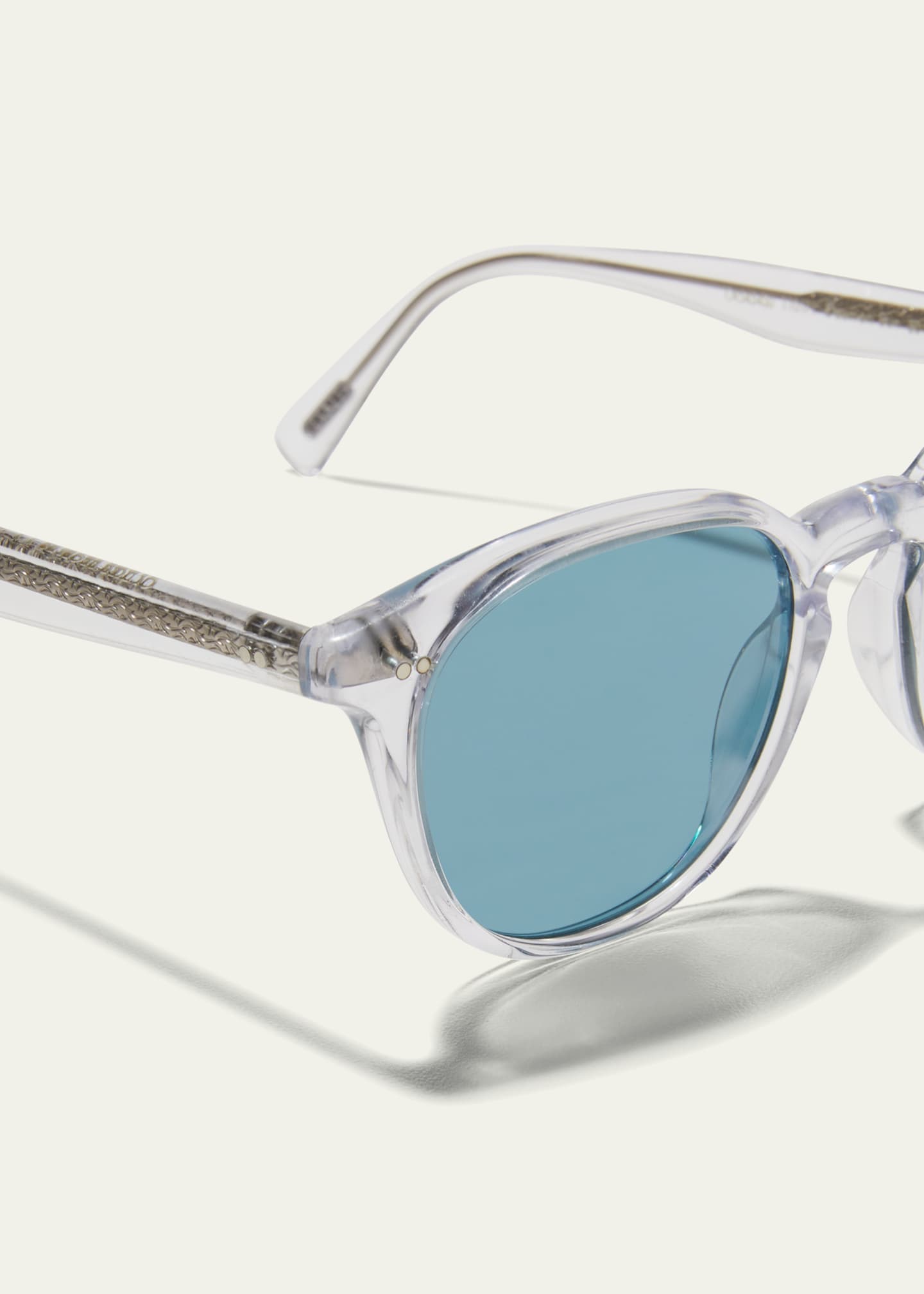 Oliver Peoples Men's Desmon Sun Round Acetate Sunglasses - Bergdorf Goodman