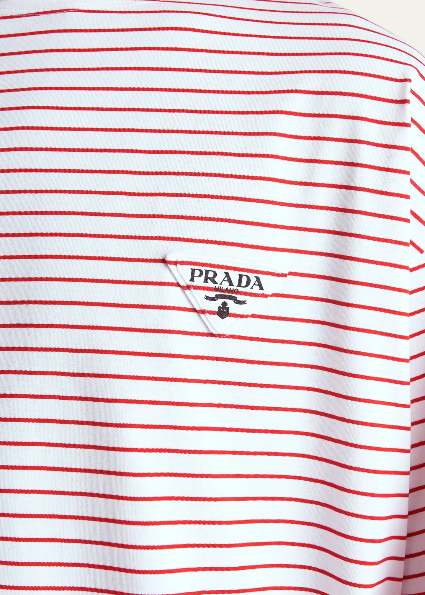 Prada Men's Oversized Stripe T-Shirt - Bergdorf Goodman
