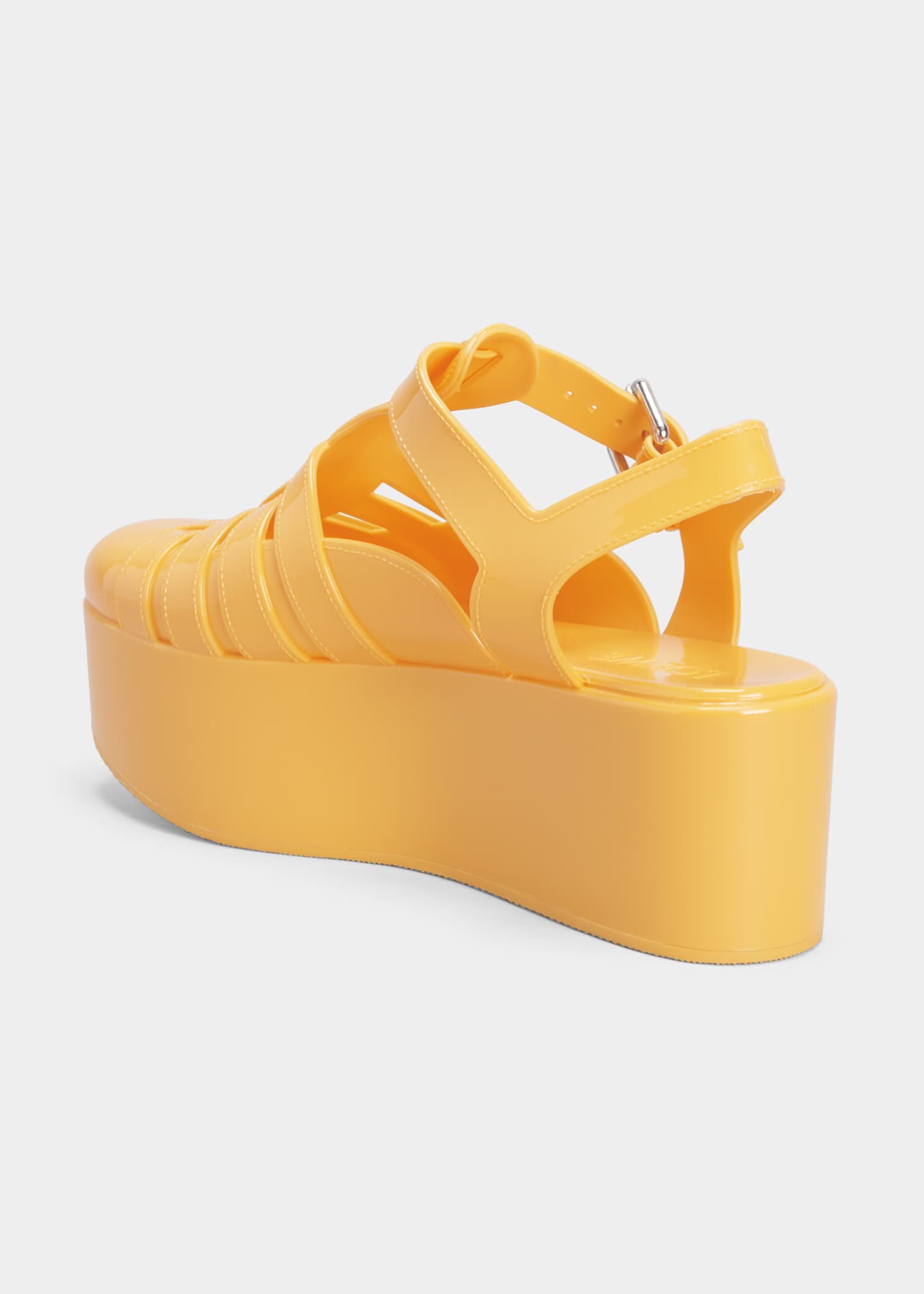 Loewe Rubber Wedge Platform Fisherman Sandals - Bergdorf Goodman
