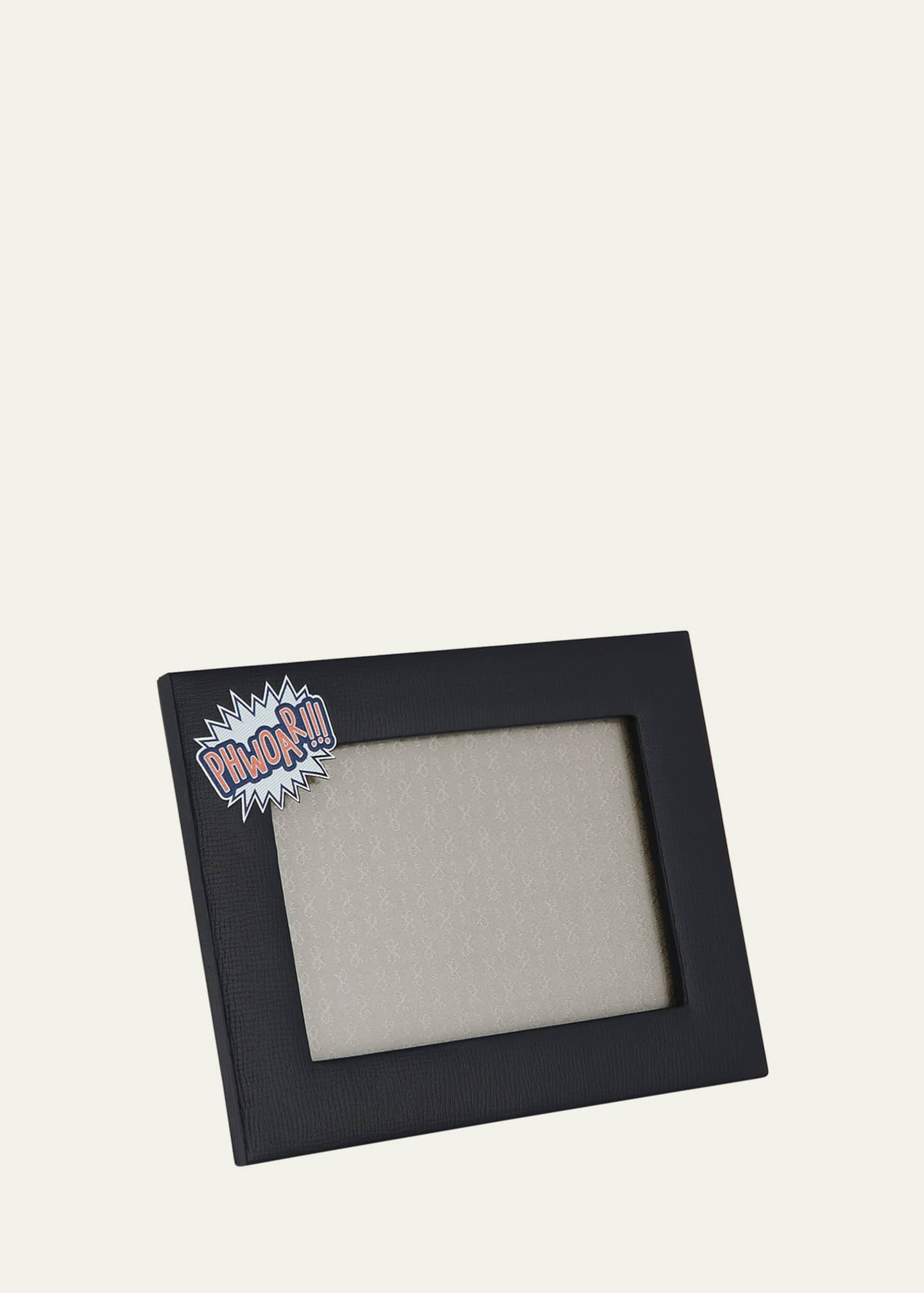 Anya Hindmarch Landscape Capra Leather Photo Frame, 5x7 - Bergdorf Goodman