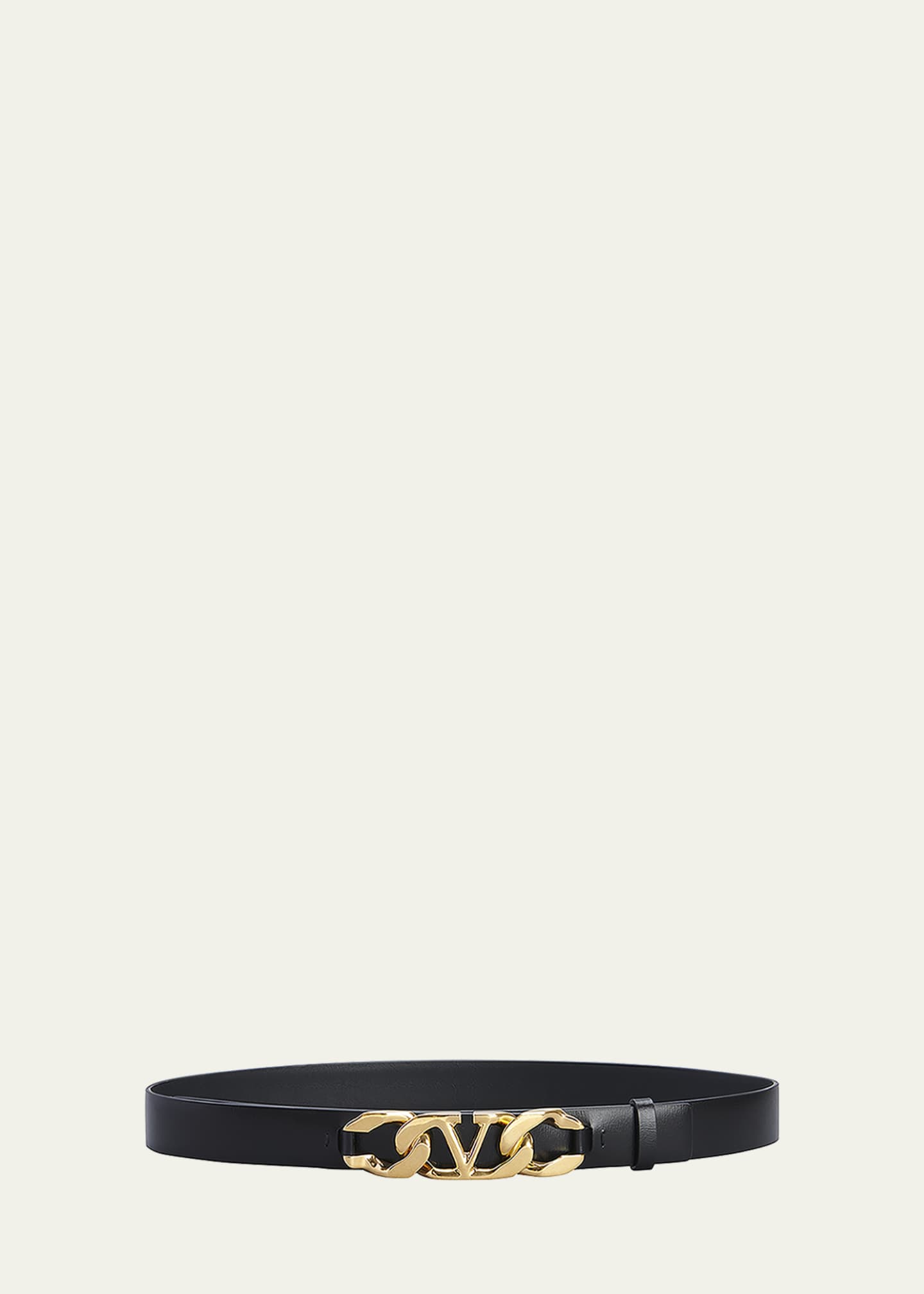 Valentino Garavani VLOGO Chain Leather Belt - Bergdorf Goodman