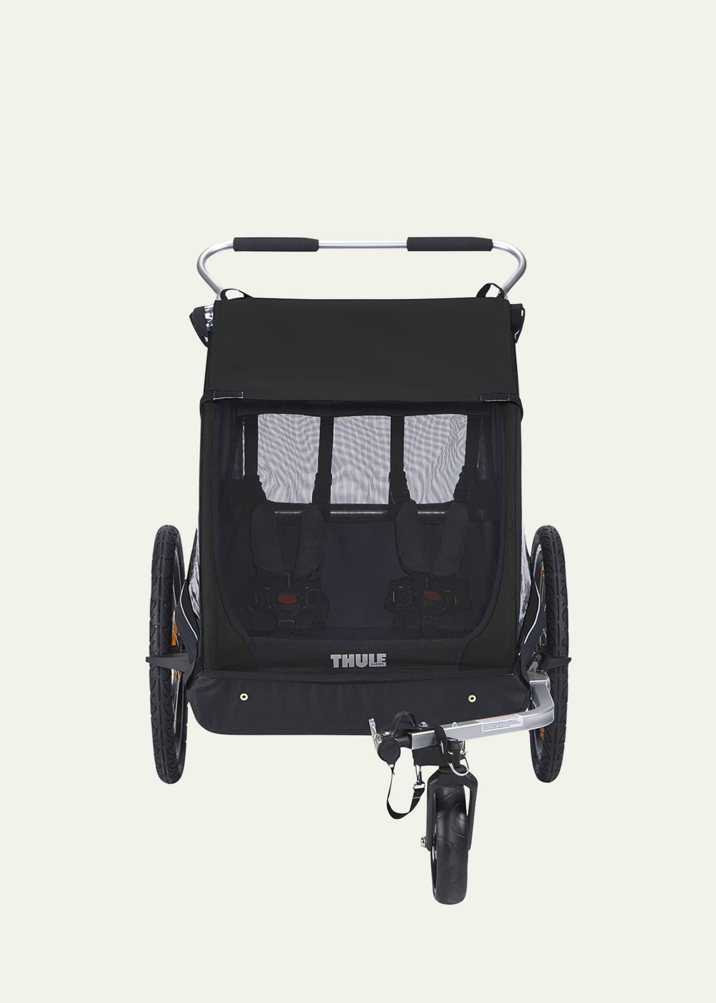 Thule Kid's Coaster XT 2-Seat Bike Trailer, Black - Bergdorf Goodman