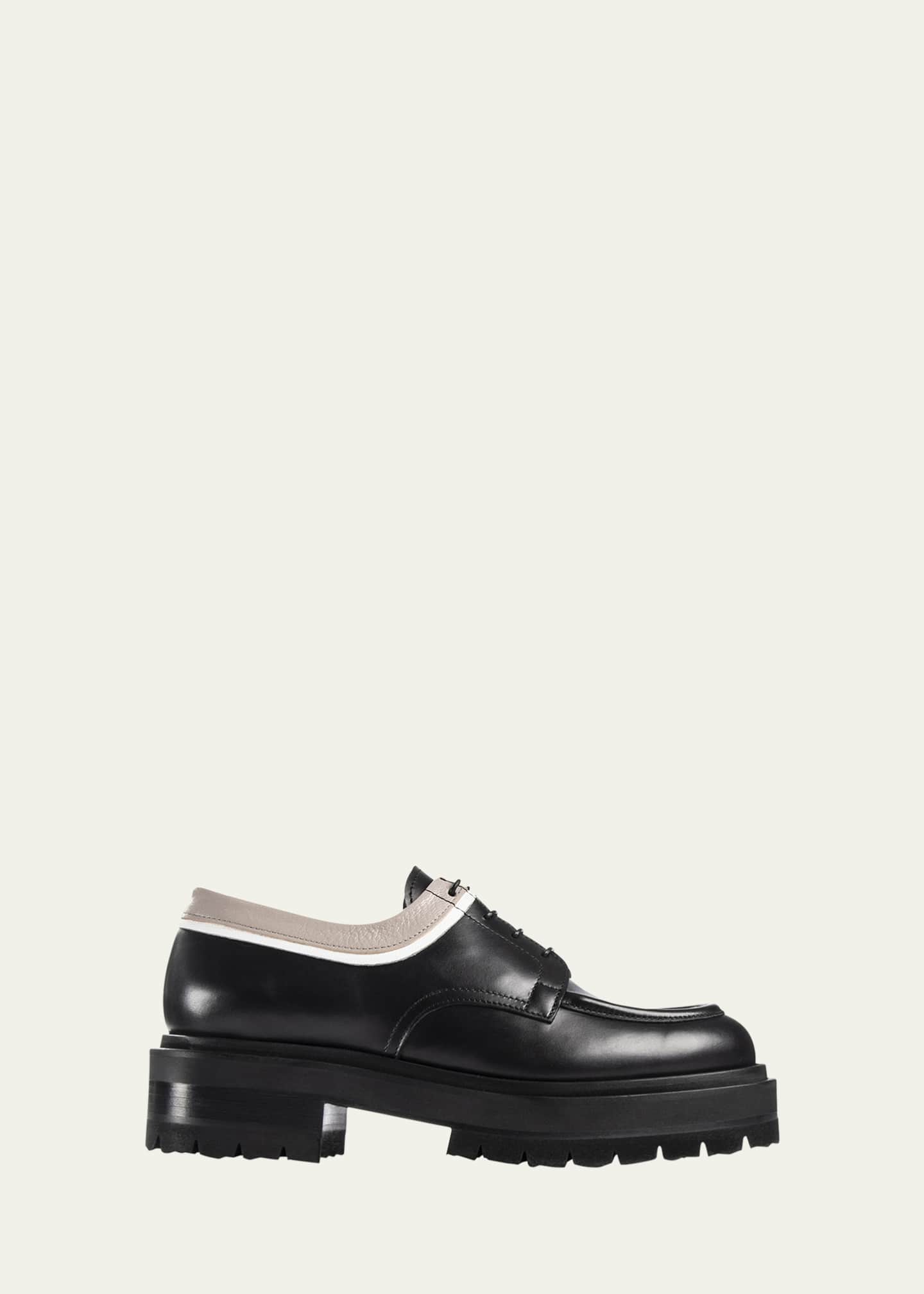 Pierre Hardy Alpha Colorblock Leather Derby Loafers - Bergdorf Goodman