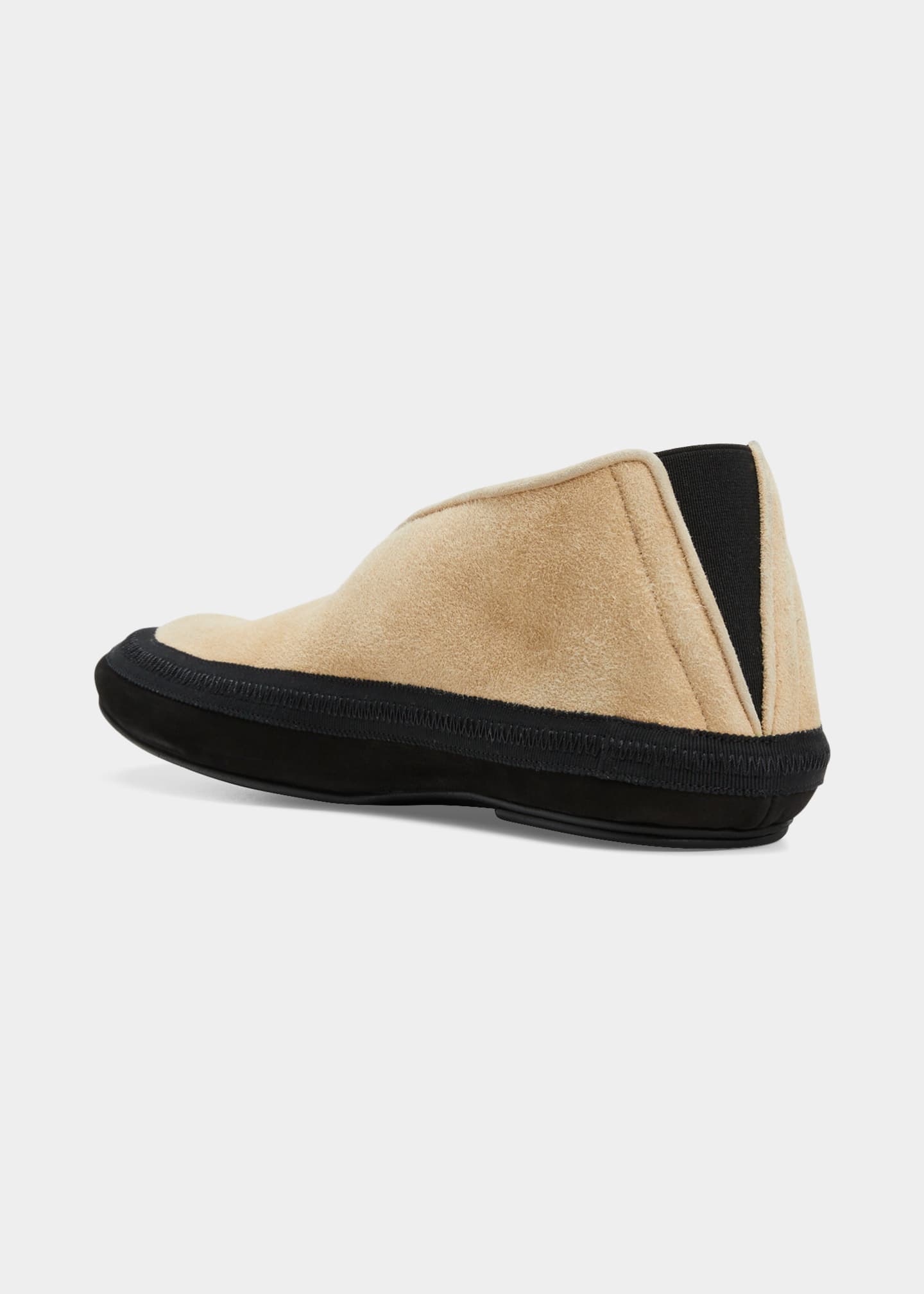 THE ROW Fairy Bicolor Suede Ballerina Loafers - Bergdorf Goodman