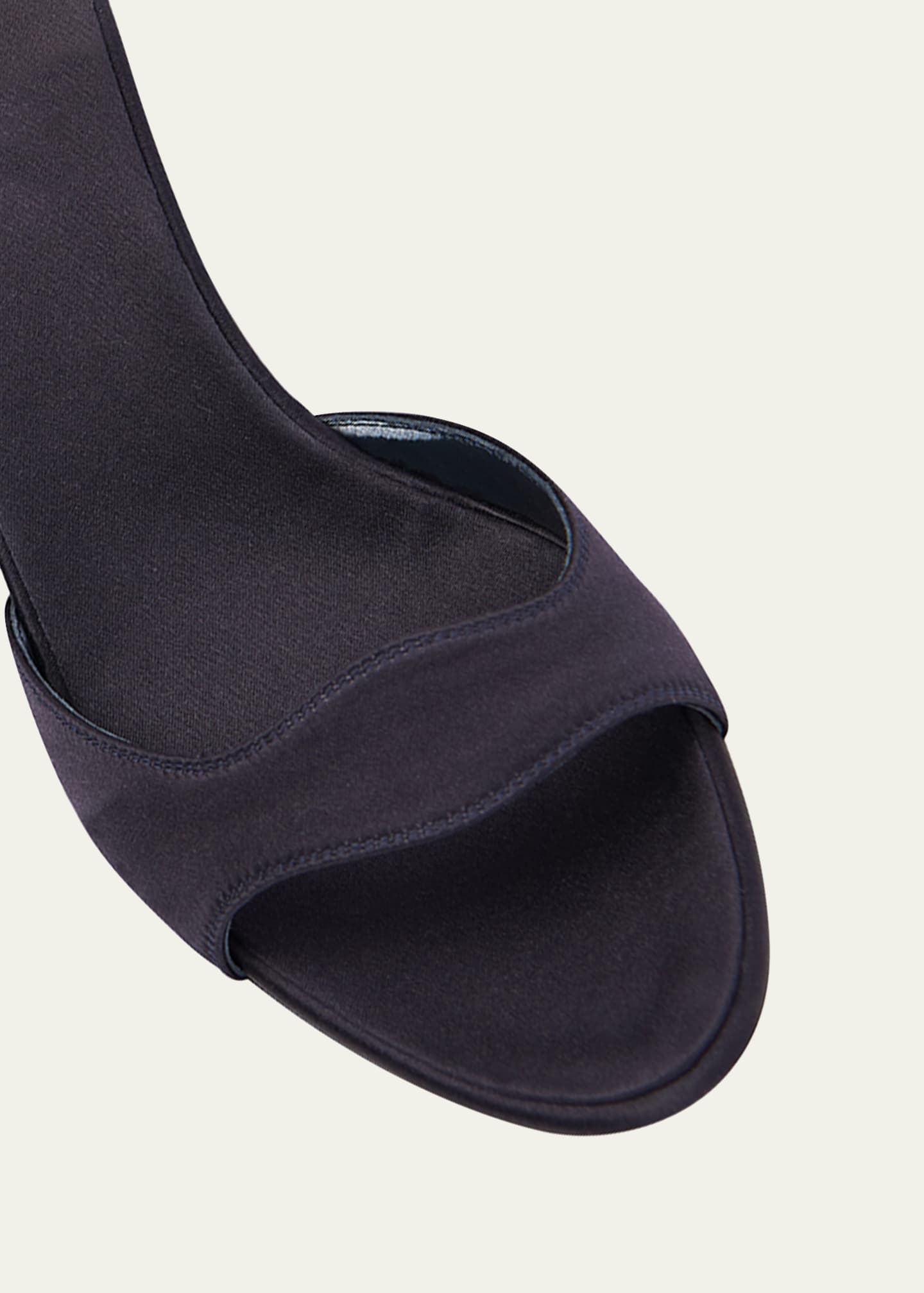 THE ROW Charlotte Satin Tassel-Wrap Sandals - Bergdorf Goodman