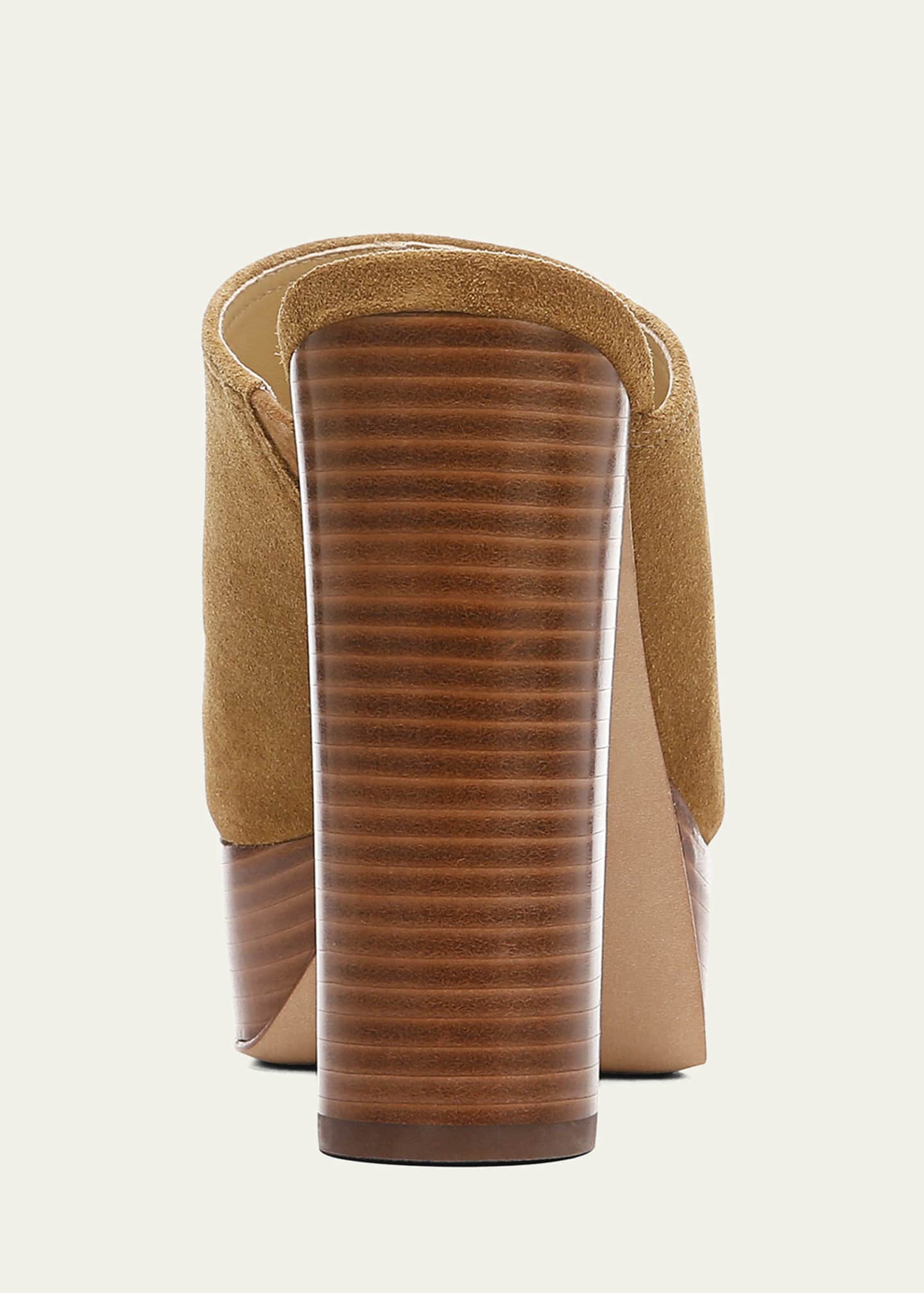 Veronica Beard Maren Suede Platform Mules - Bergdorf Goodman