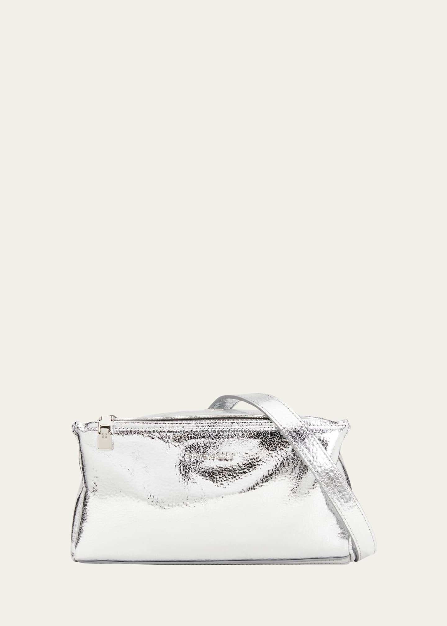 Givenchy Mini Pandora Crossbody Bag in Metallic Leather - Bergdorf Goodman