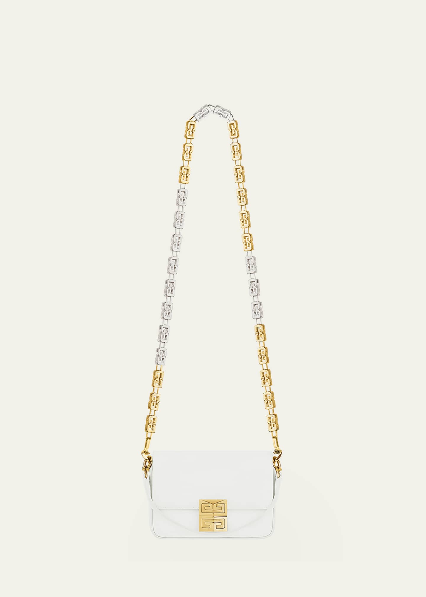 Givenchy Small 4G Crossbody Bag in Leather with Cube Chain - Bergdorf ...