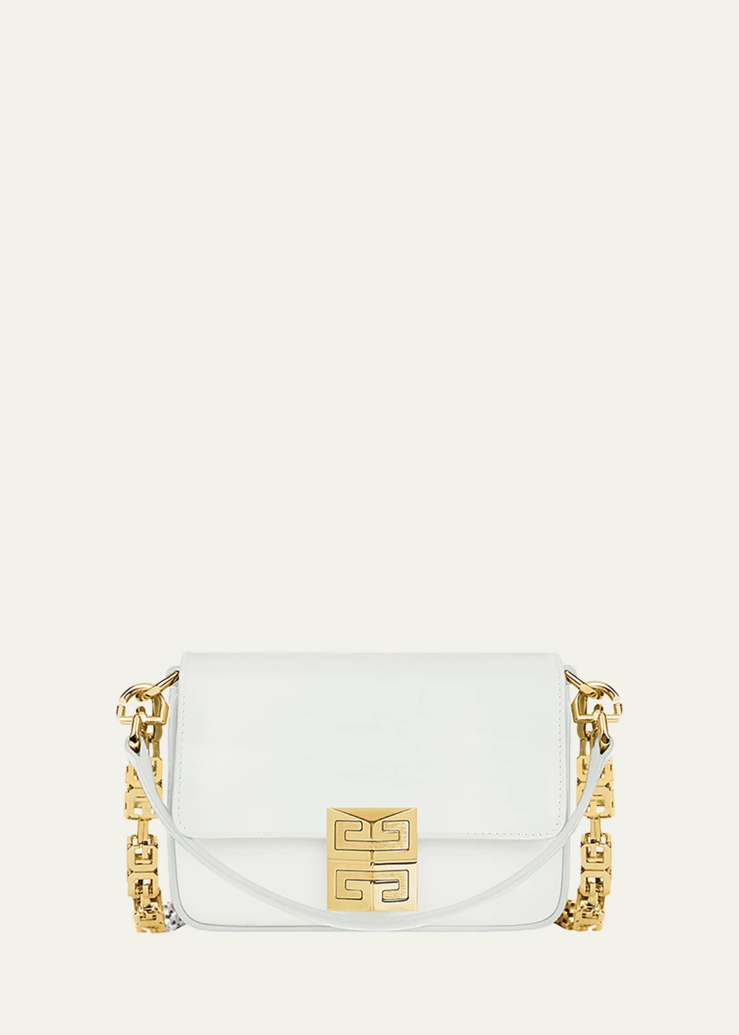 Givenchy Small 4G Crossbody Bag in Leather with Cube Chain - Bergdorf ...