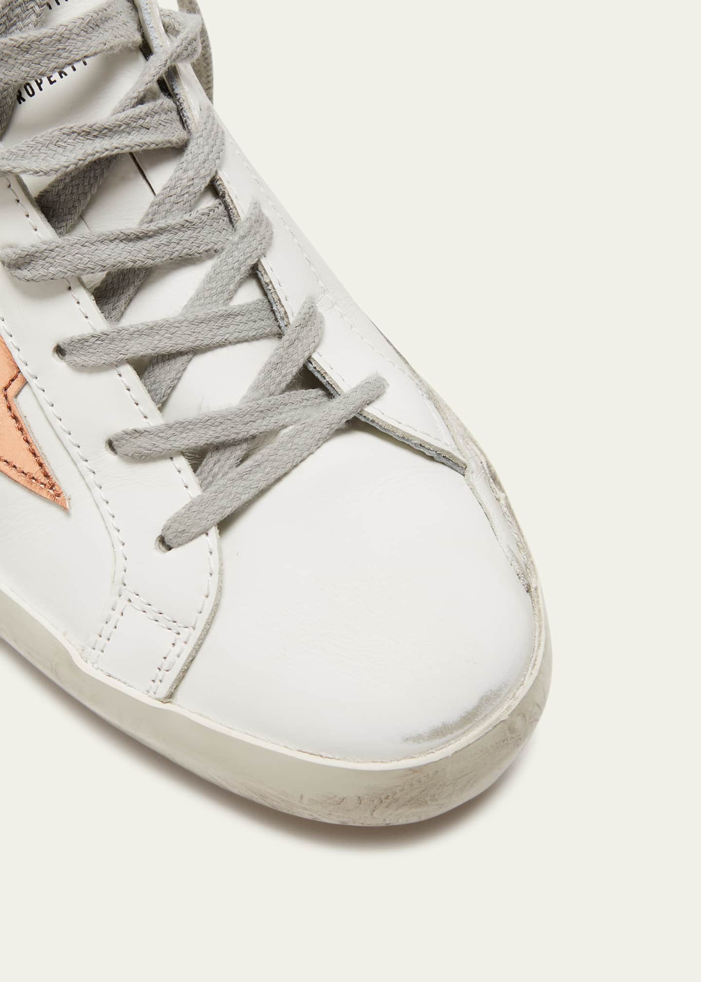 Golden Goose Superstar Sabot Leather Shearling Sneakers - Bergdorf Goodman