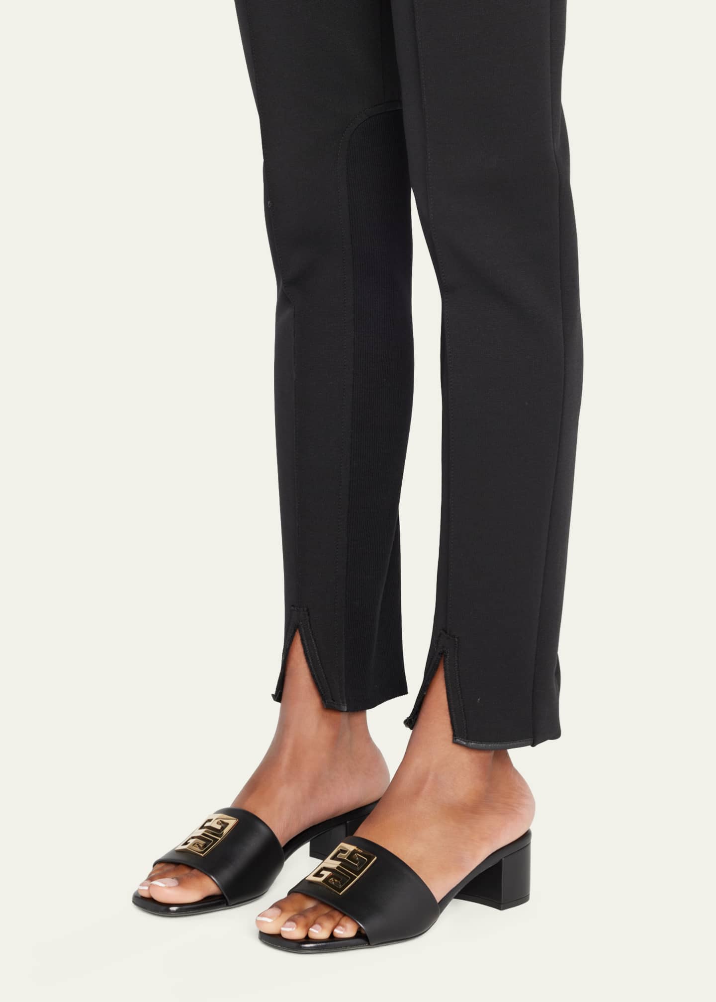 Givenchy 4G Lambskin Medallion Mule Sandals - Bergdorf Goodman