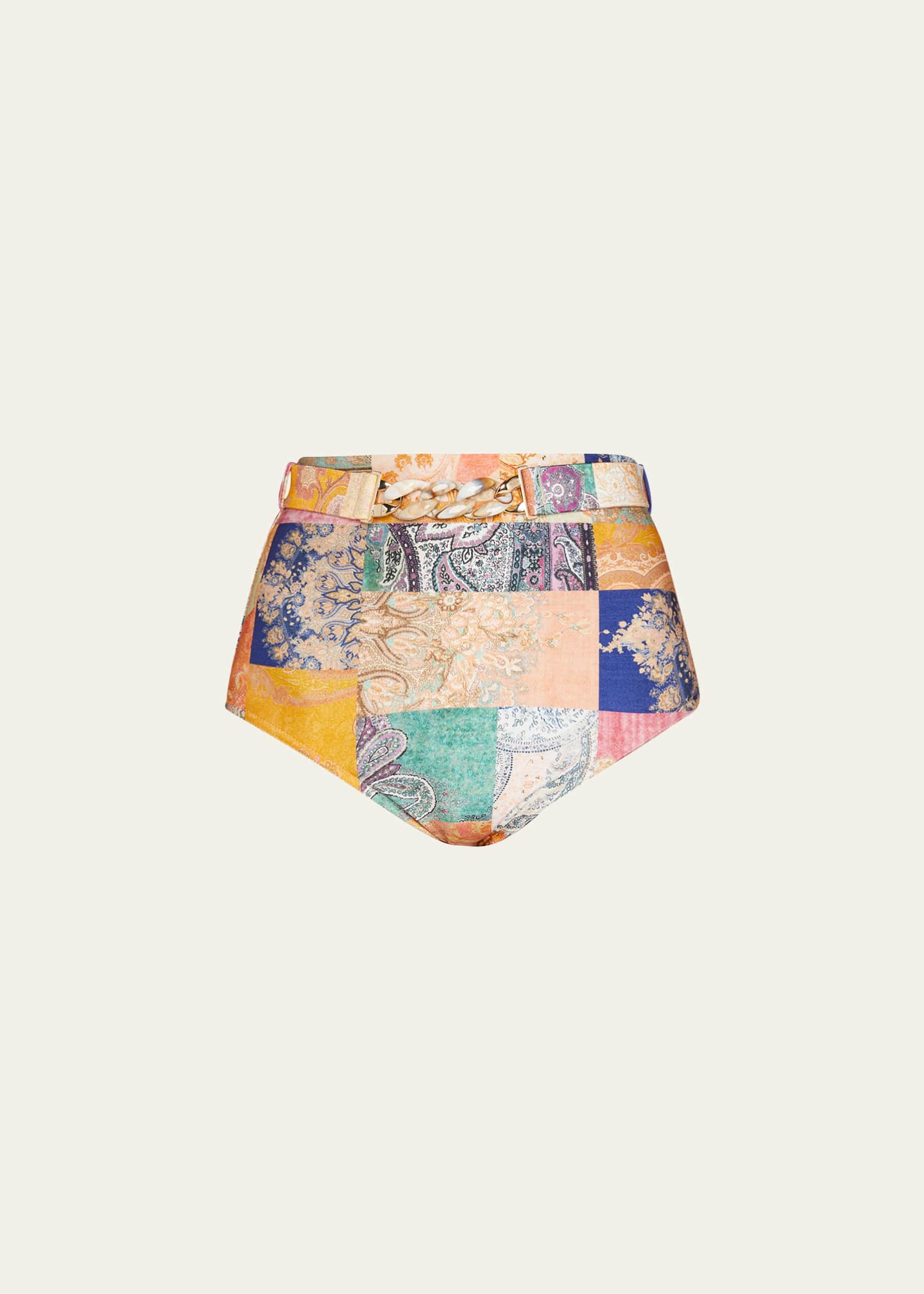 Zimmermann Anneke Paisley Patchwork Belted Bikini Bottoms - Bergdorf ... Zimmermann Anneke Paisley Patchwork Belted Bikini Bottoms - Bergdorf ...