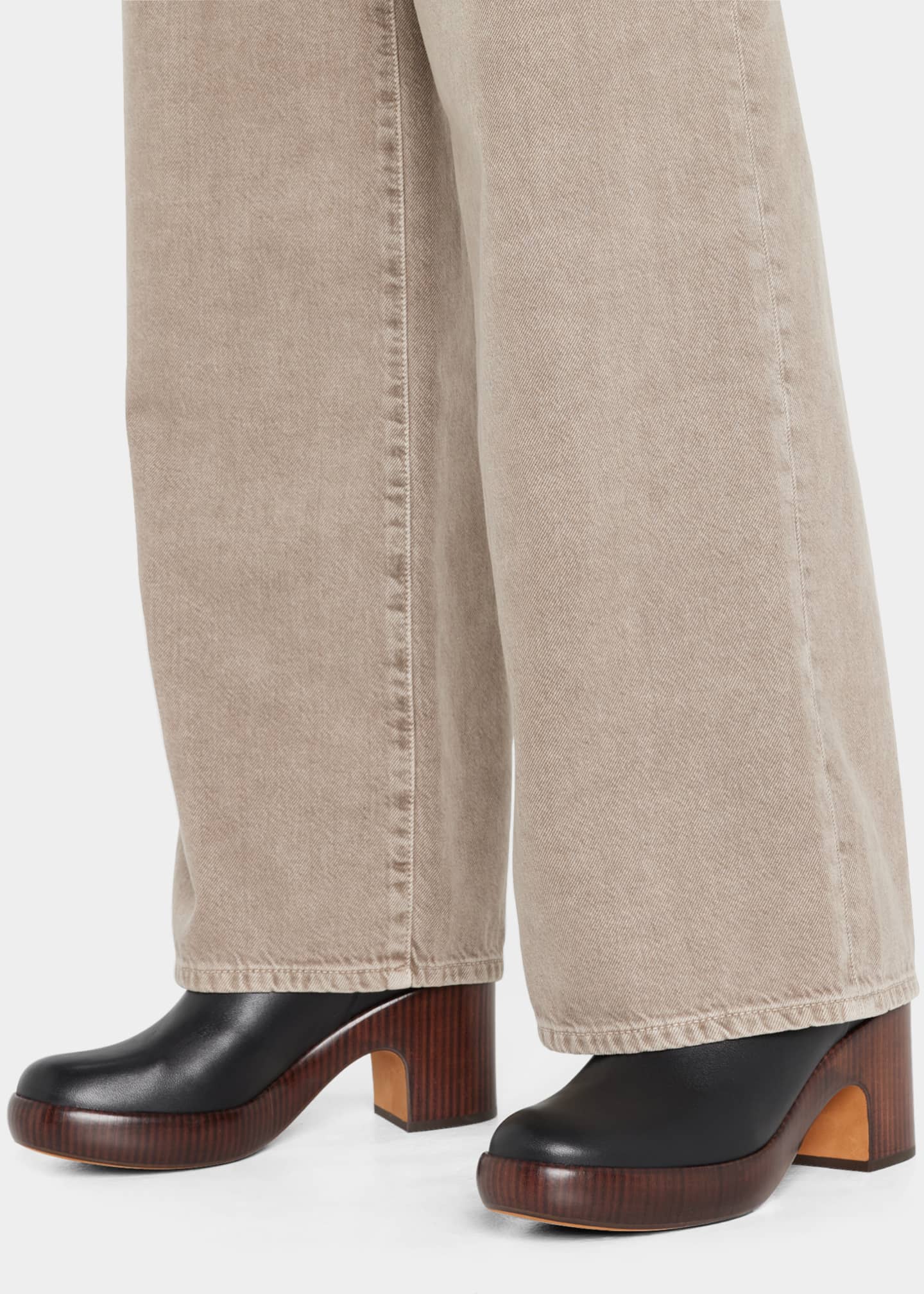 Vince Nicco Leather Clog Booties - Bergdorf Goodman