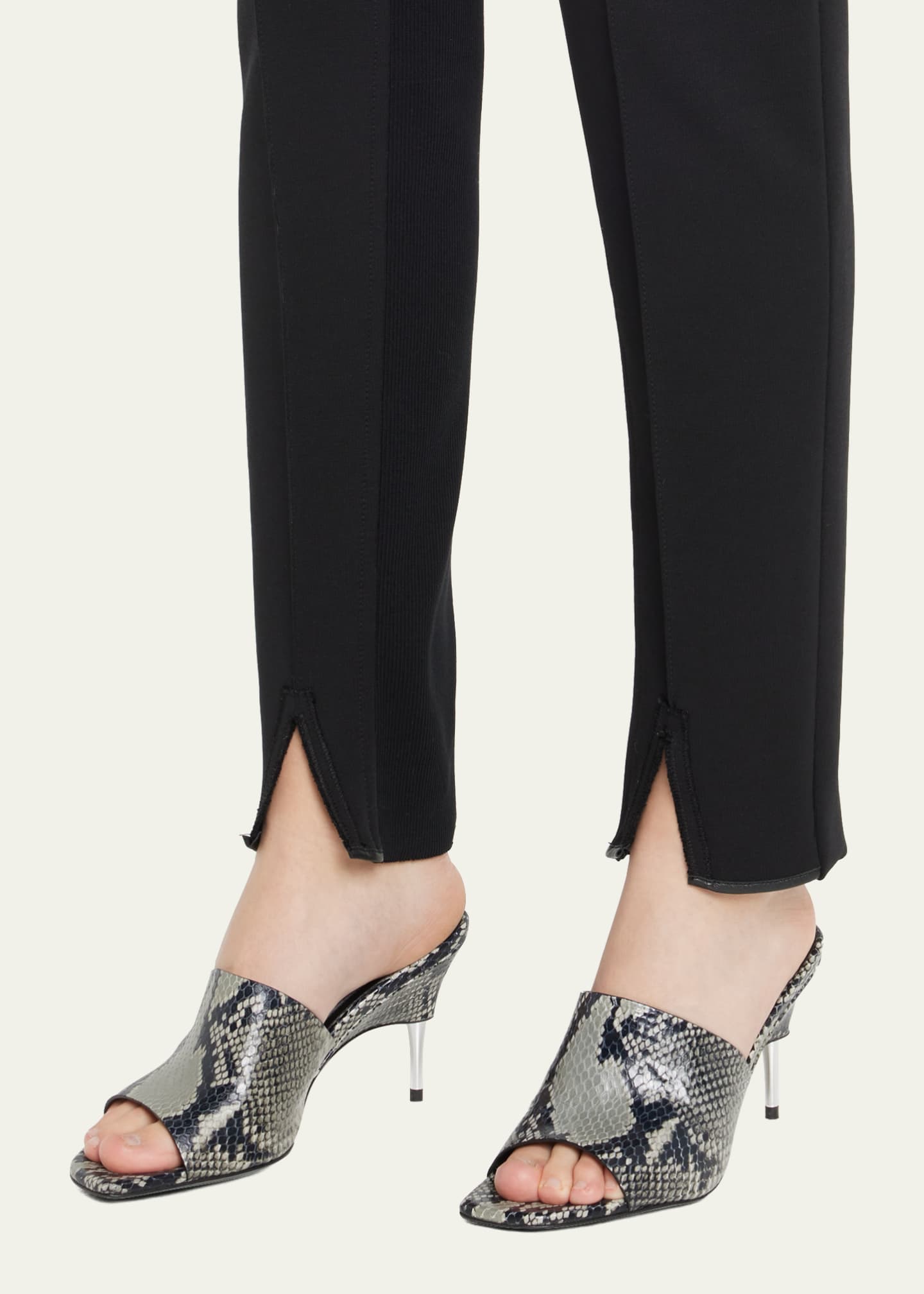 Peter Do Python-Embossed Stiletto Mule Sandals - Bergdorf Goodman