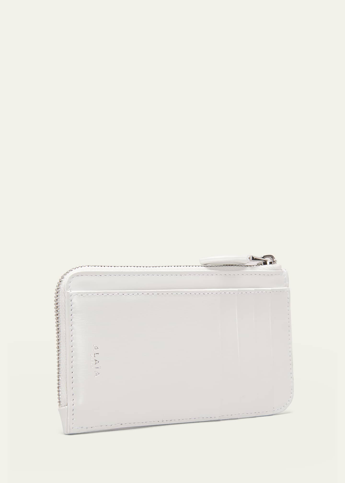 ALAIA Small Laser-Cut Zip Pouch Wallet - Bergdorf Goodman