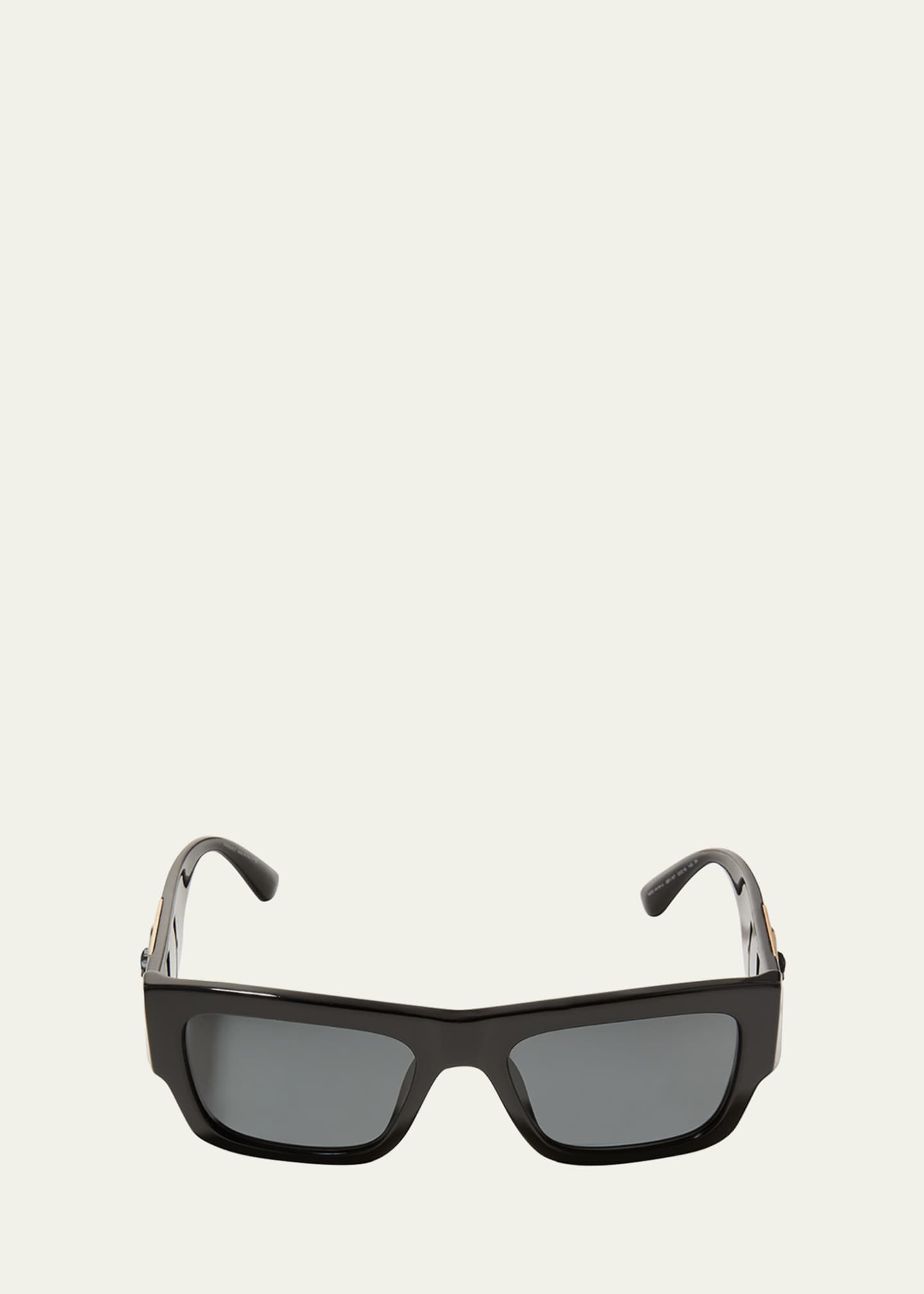 Versace Medusa Rectangle Acetate Sunglasses - Bergdorf Goodman