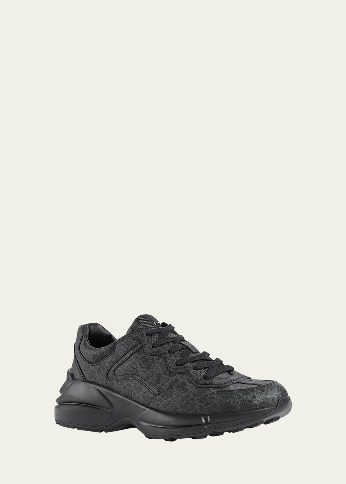 Gucci Men's GG Rython Canvas Fashion Sneakers - Bergdorf Goodman