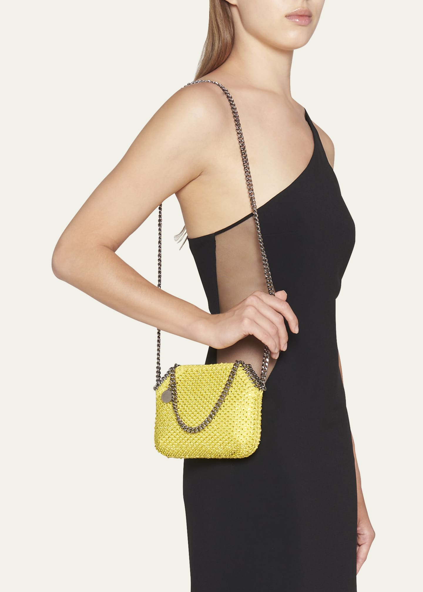 Stella McCartney Chain Net Top-Handle Bag - Bergdorf Goodman
