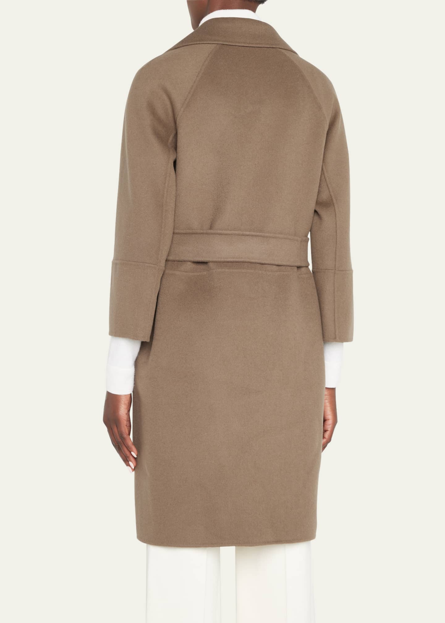 Max Mara Arona Belted Wool Coat - Bergdorf Goodman
