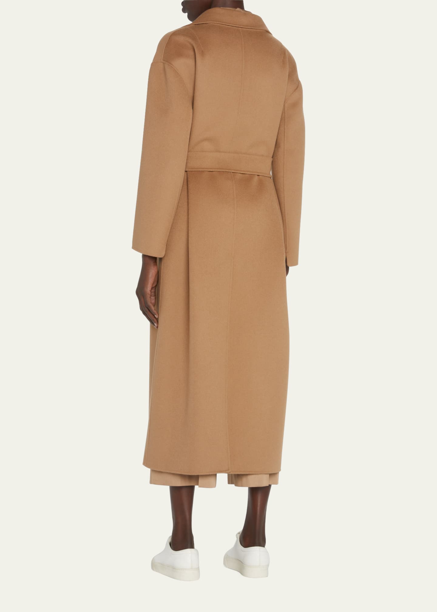 Max Mara Virgil Long Wool Belted Coat - Bergdorf Goodman
