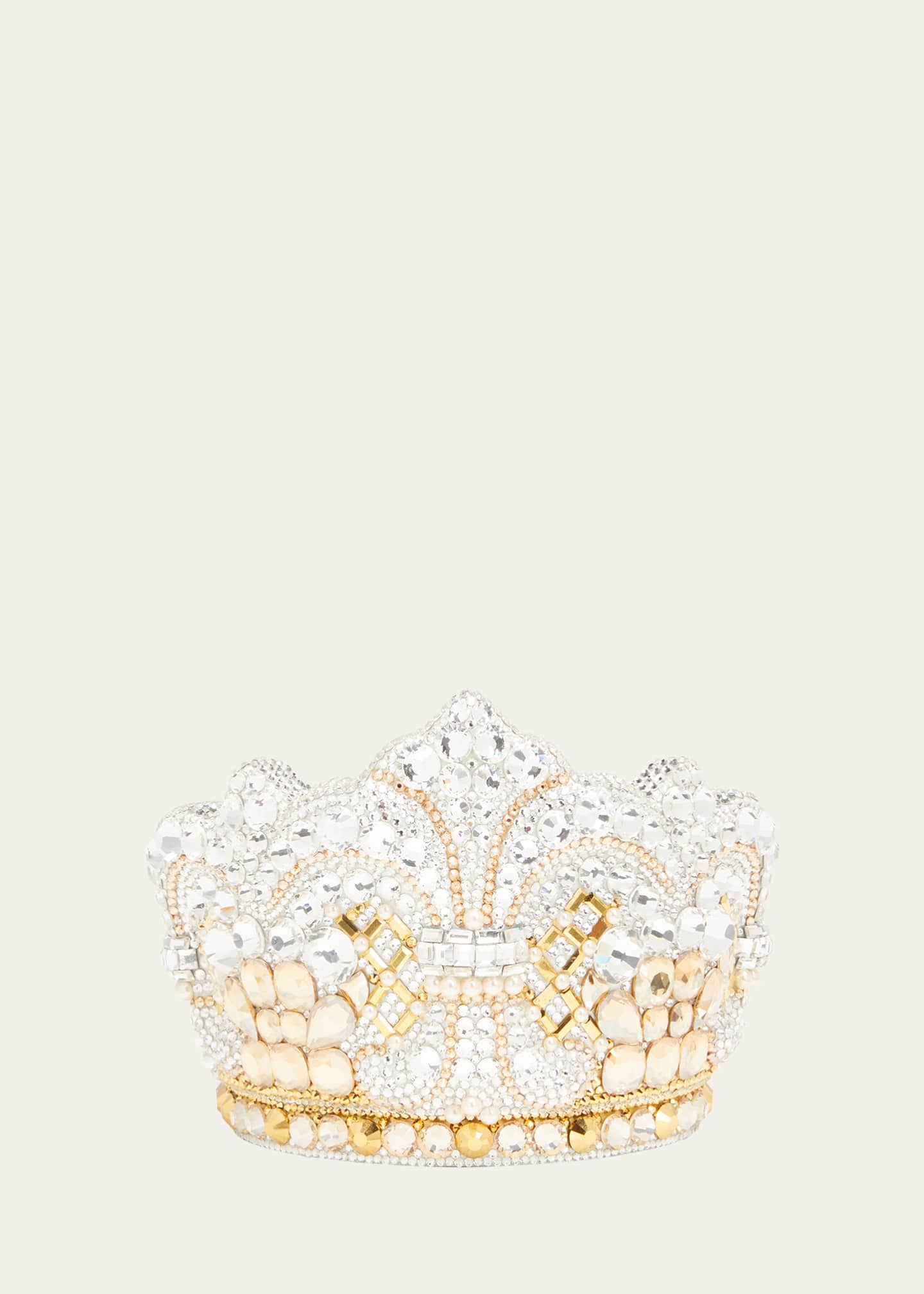 Judith Leiber Couture Crown Allover Crystal Minaudiere - Bergdorf Goodman