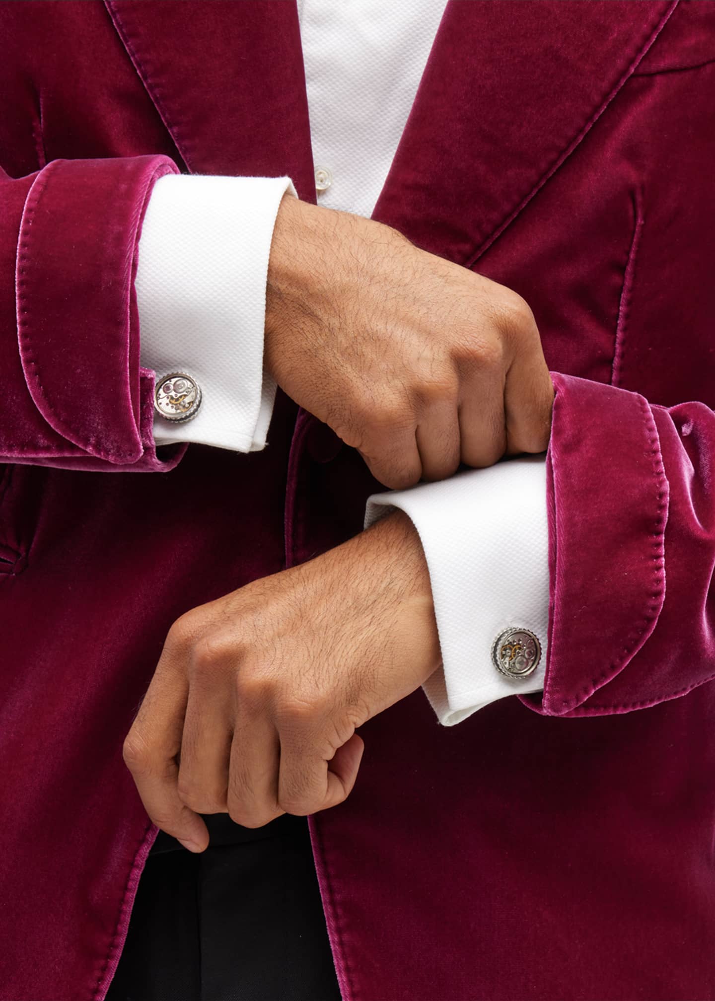Tateossian Men's Round Skeleton Gear Cufflinks - Bergdorf Goodman