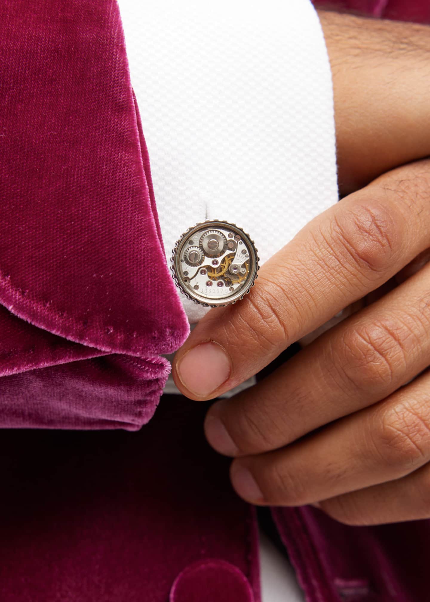 Tateossian Men's Round Skeleton Gear Cufflinks - Bergdorf Goodman