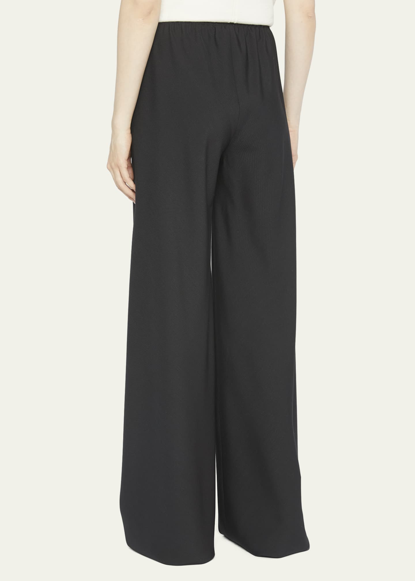 THE ROW Gala Straight-Leg Wool Pants - Bergdorf Goodman