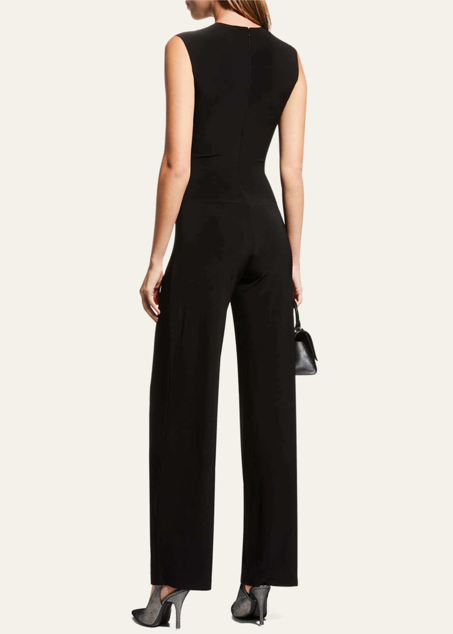 Norma Kamali Sleeveless Wide-Leg Jumpsuit - Bergdorf Goodman