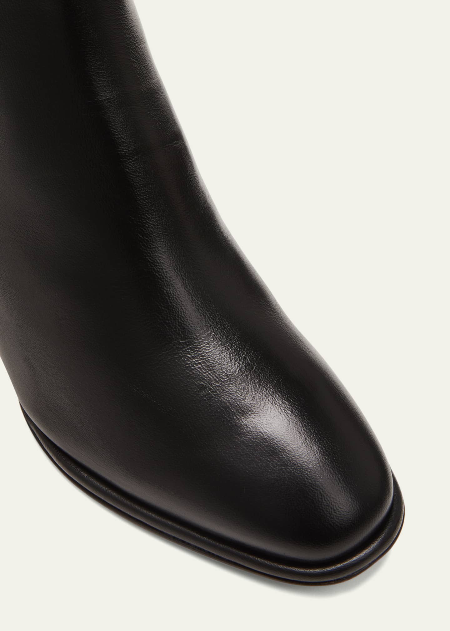 Alexandre Birman Ava Leather Chelsea Booties - Bergdorf Goodman