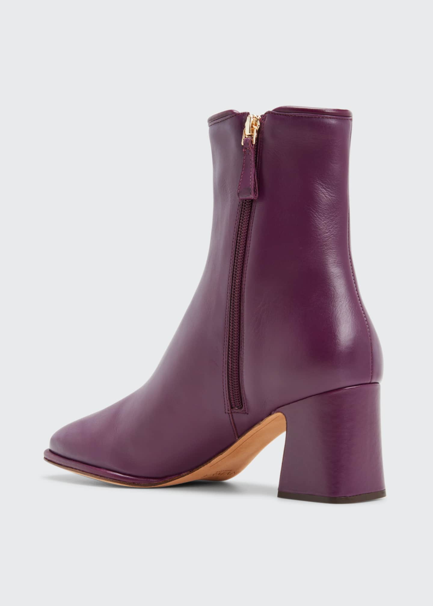 Alexandre Birman Ava Leather Chelsea Booties - Bergdorf Goodman