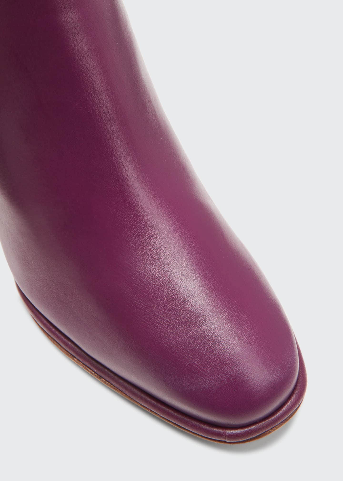 Alexandre Birman Ava Leather Chelsea Booties - Bergdorf Goodman