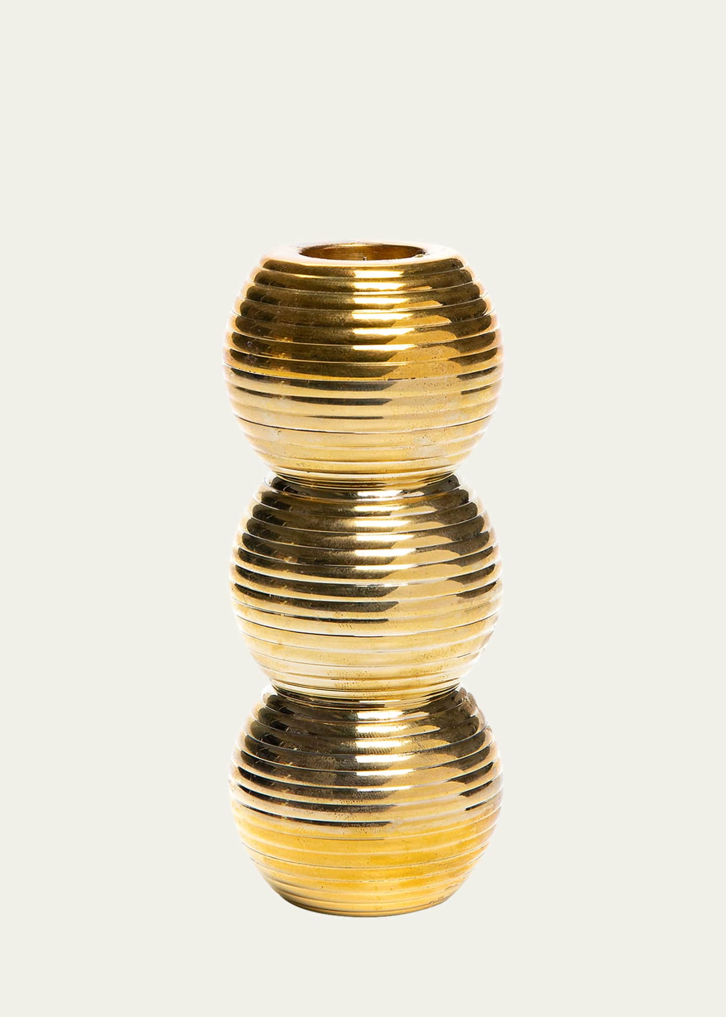 MacKenzie-Childs Ribbed Triple Sphere Candle Holder - Bergdorf Goodman