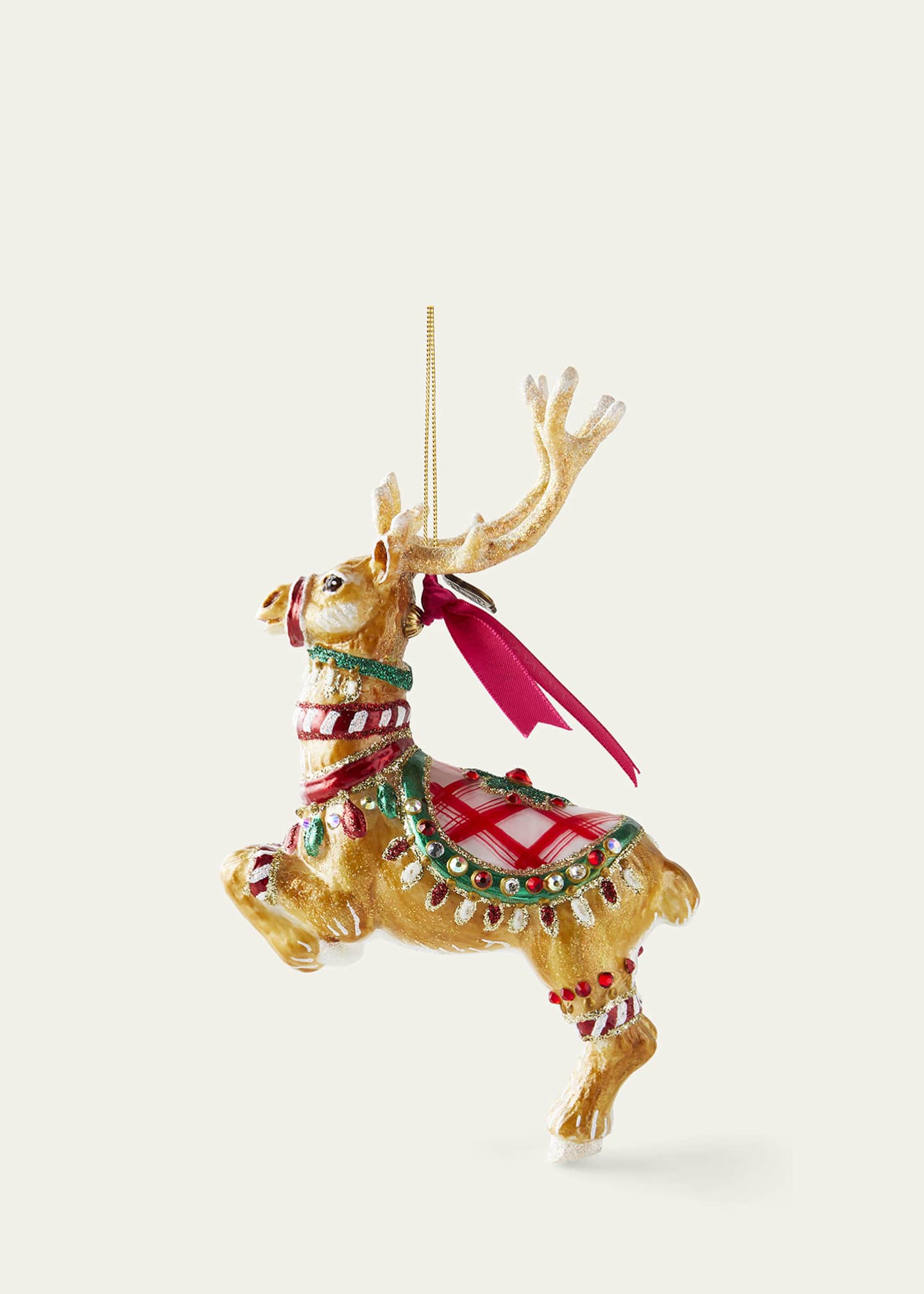 Jay Strongwater Donner Christmas Ornament - Bergdorf Goodman
