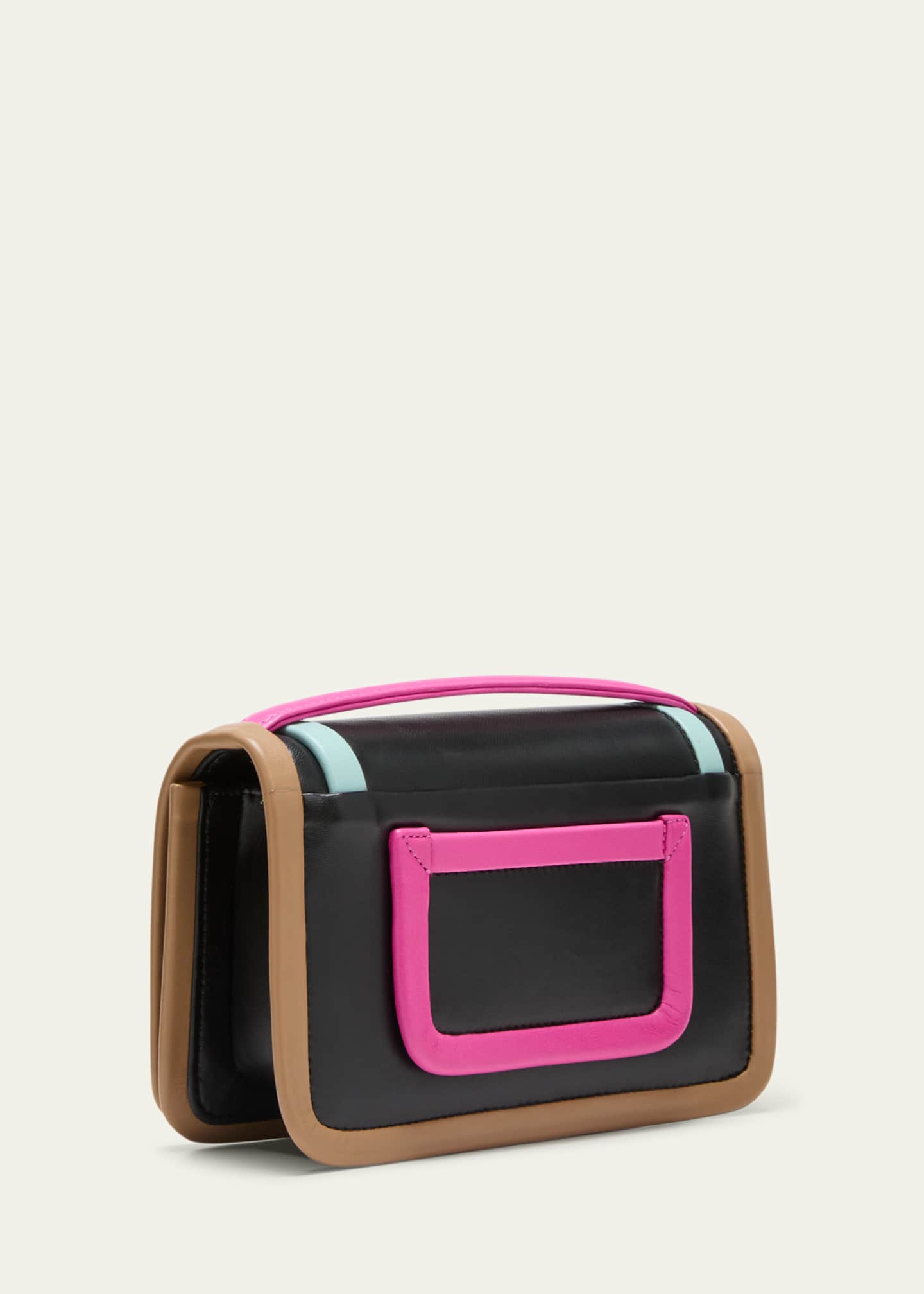 Pierre Hardy Alpha Colorblock Flap Leather Crossbody Bag - Bergdorf Goodman