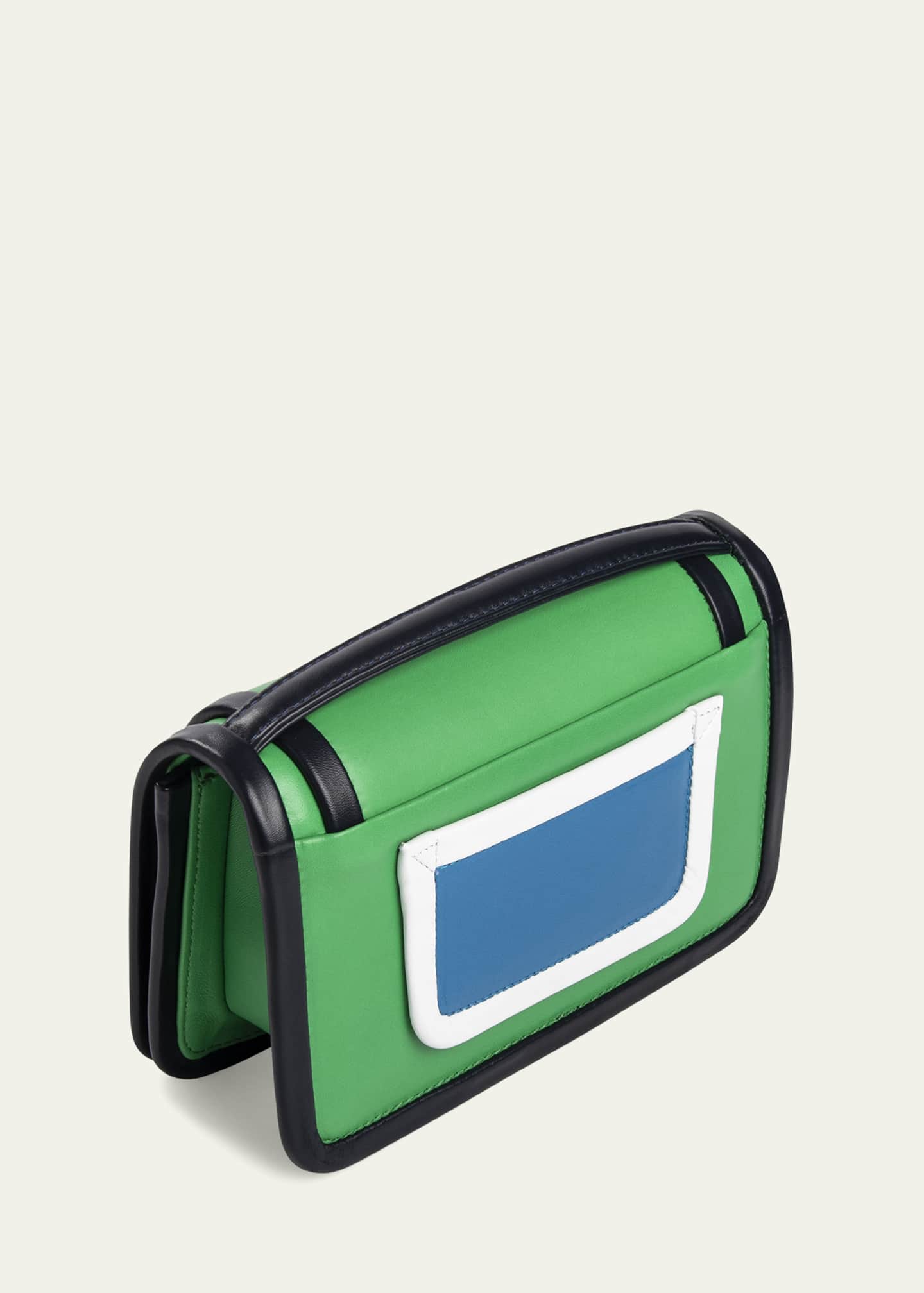 Pierre Hardy Alpha Colorblock Flap Leather Crossbody Bag - Bergdorf Goodman