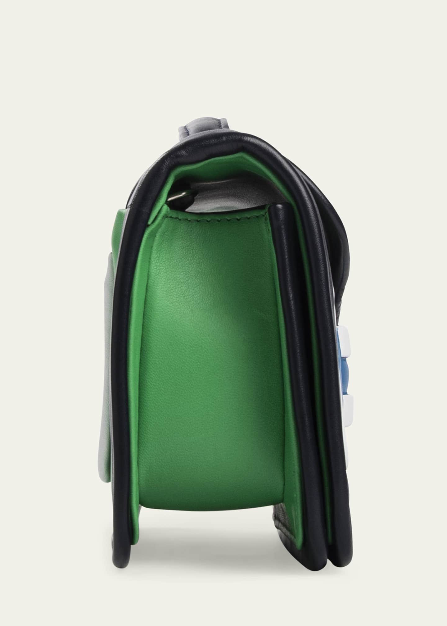 Pierre Hardy Alpha Colorblock Flap Leather Crossbody Bag - Bergdorf Goodman