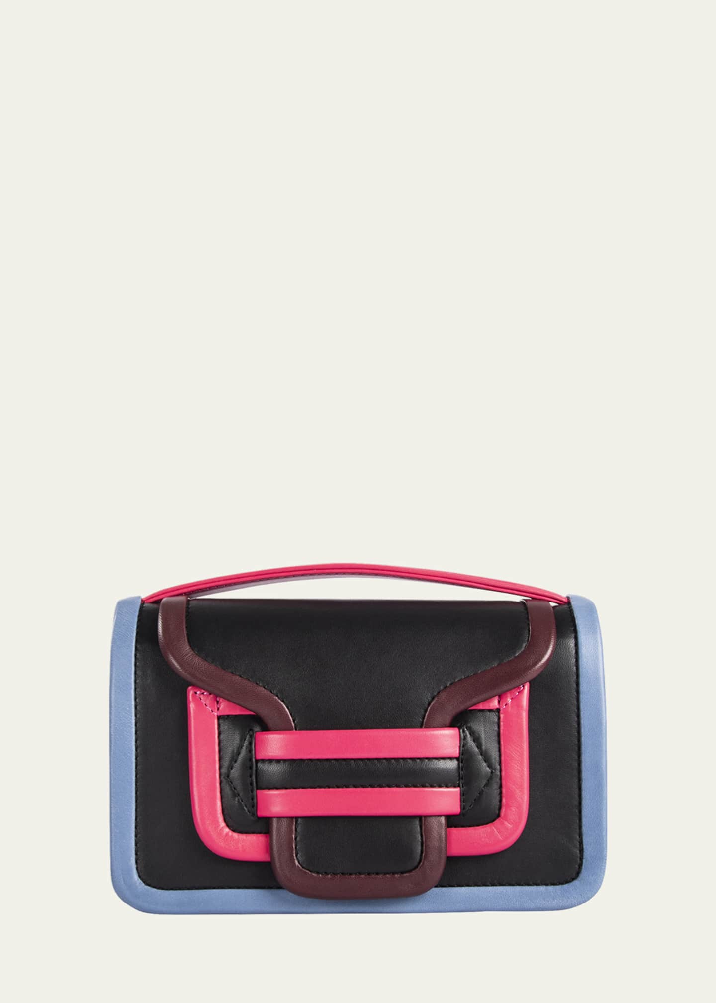 Pierre Hardy Alpha Colorblock Flap Leather Crossbody Bag - Bergdorf Goodman