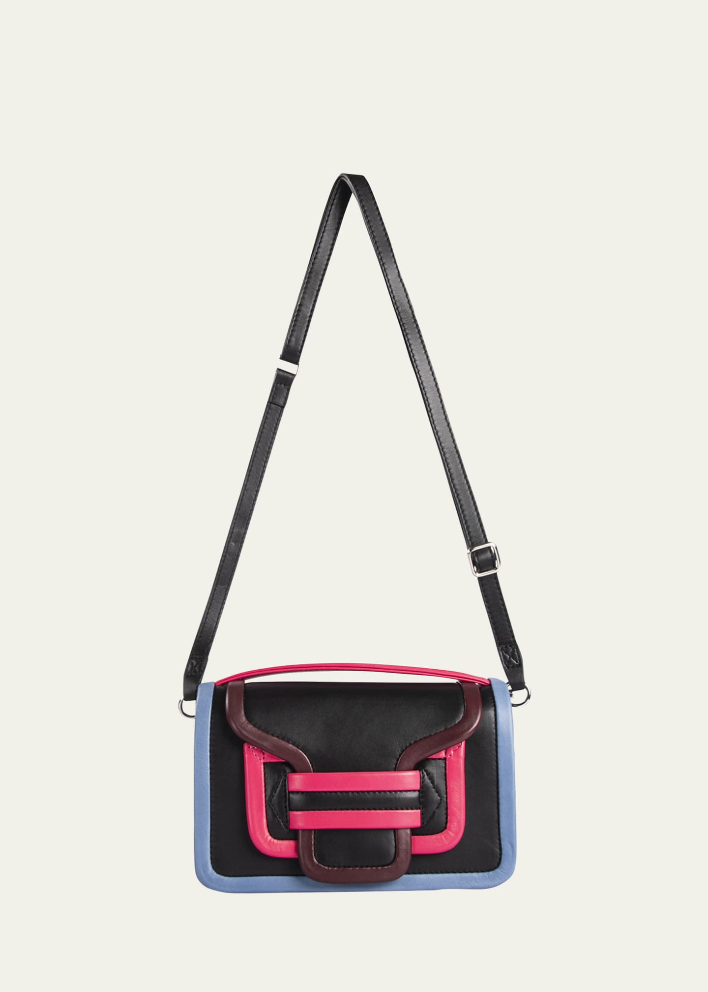 Pierre Hardy Alpha Colorblock Flap Leather Crossbody Bag - Bergdorf Goodman
