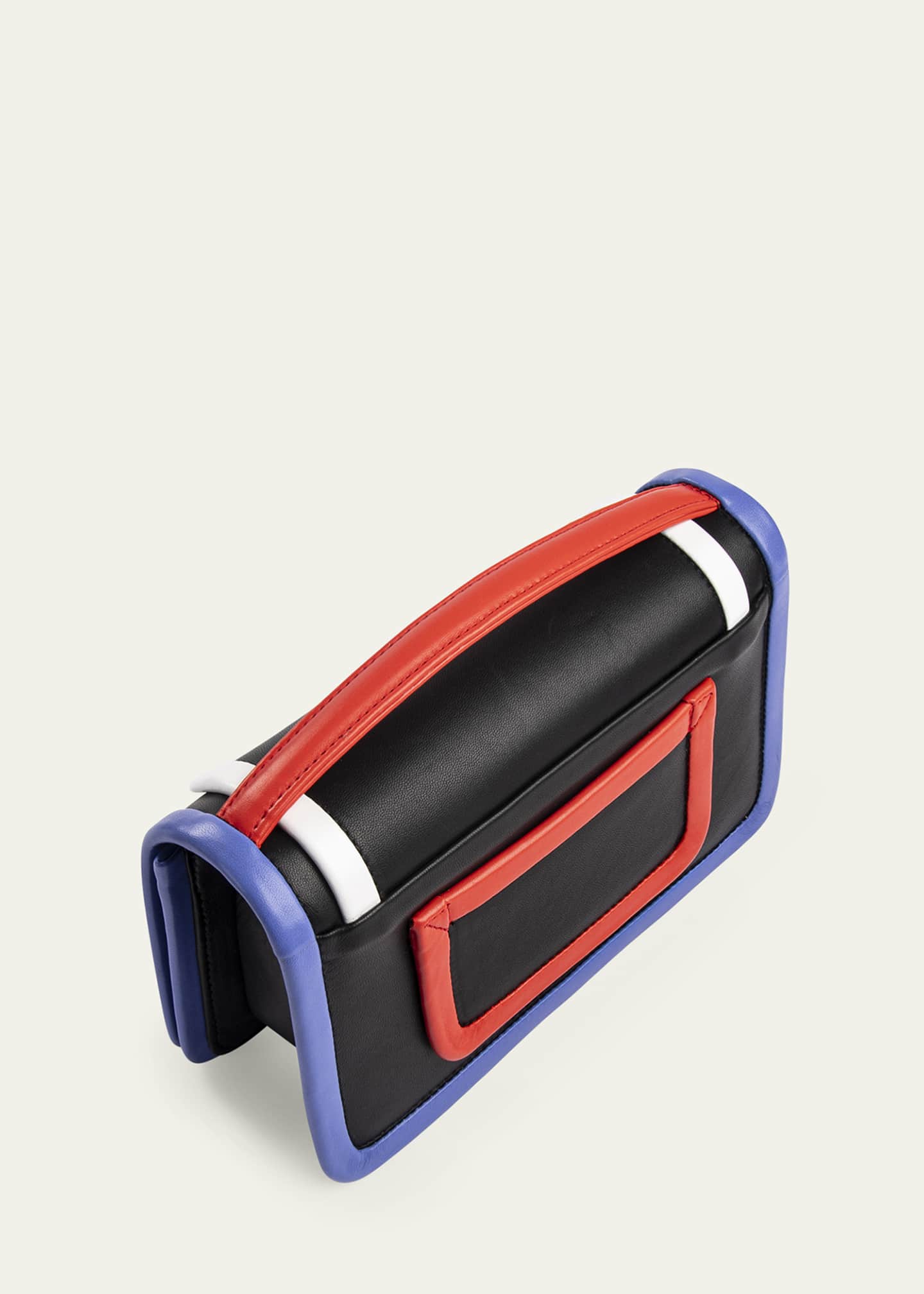 Pierre Hardy Alpha Colorblock Flap Leather Crossbody Bag - Bergdorf Goodman