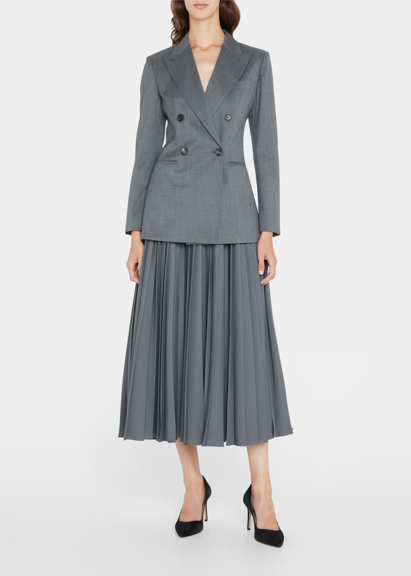 Max Mara Abissi Double-Breasted Jacket - Bergdorf Goodman