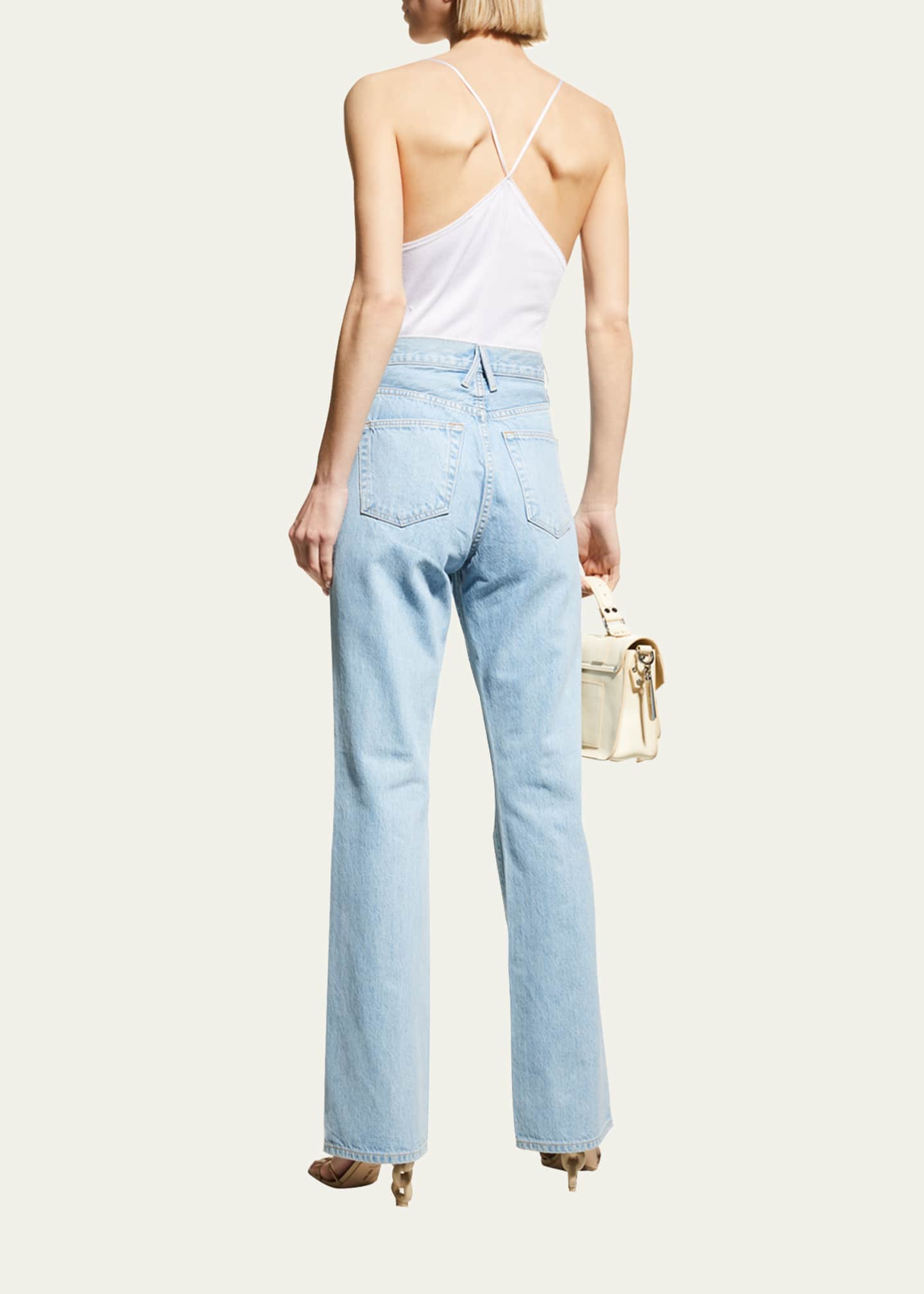 SLVRLAKE Charlotte Bootcut Cargo Jeans - Bergdorf Goodman