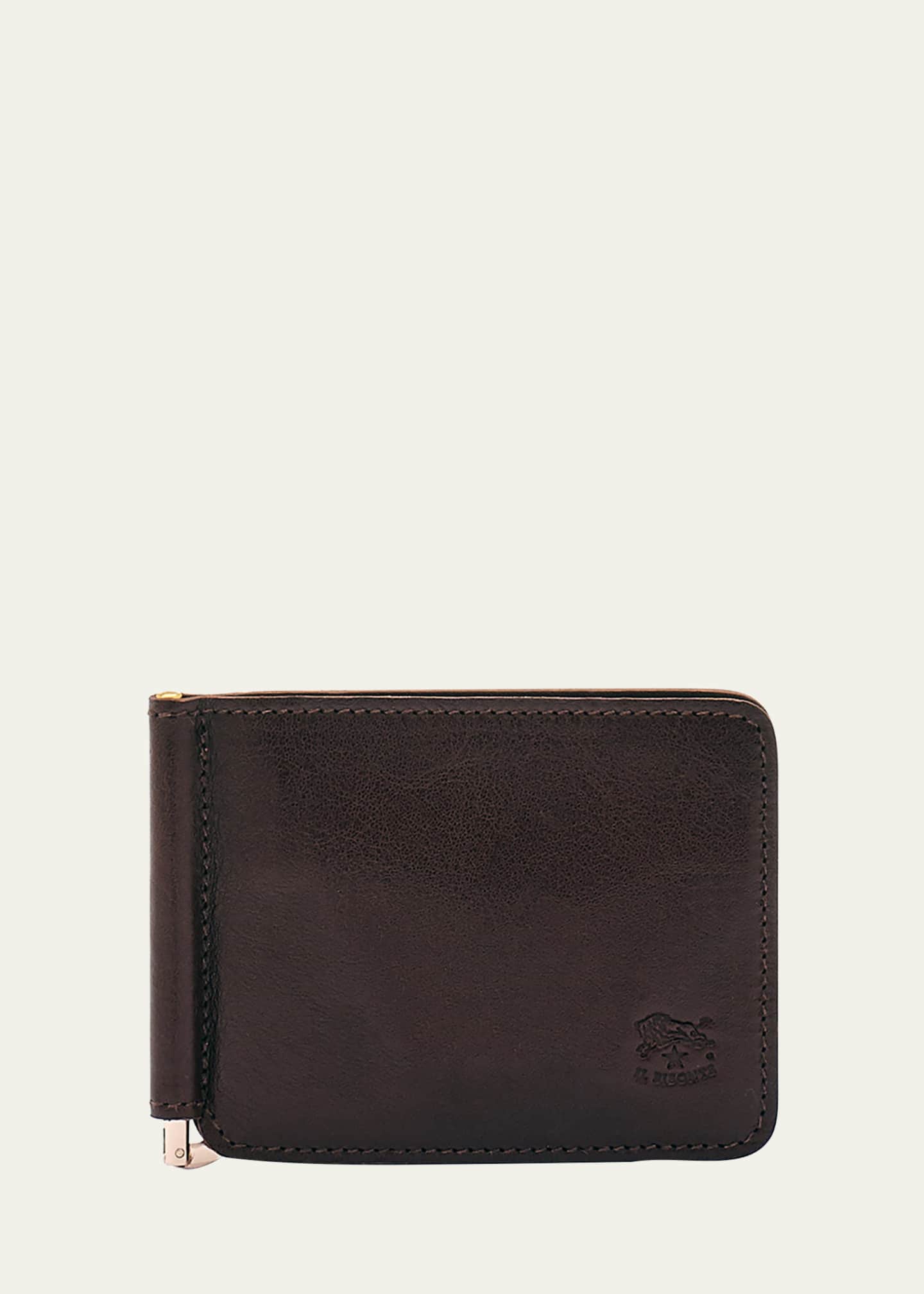 Il Bisonte Men's Leather Bifold Wallet w/ Money Clip - Bergdorf Goodman