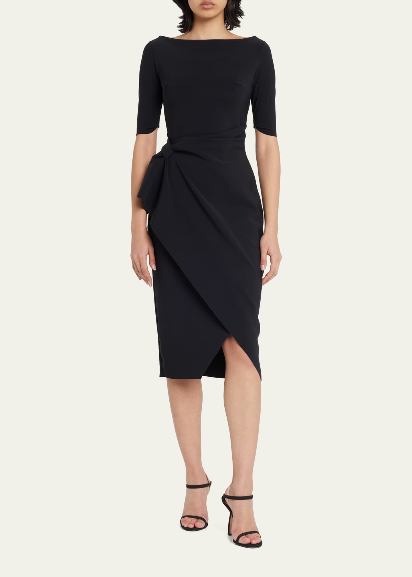 Chiara Boni La Petite Robe Mimmaly Side-Knot Sheath Dress - Bergdorf ...