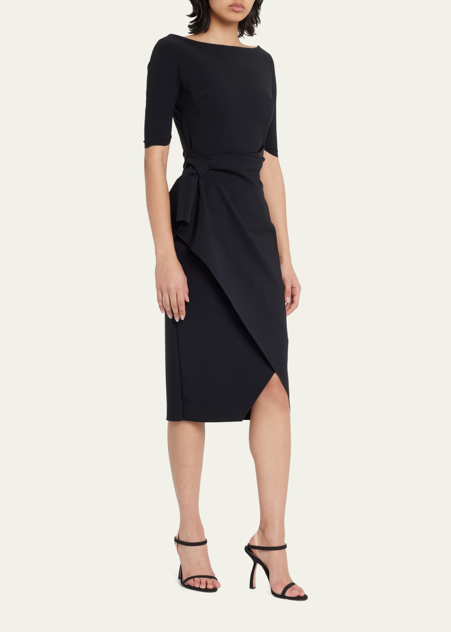 Chiara Boni La Petite Robe Mimmaly Side-Knot Sheath Dress - Bergdorf ...
