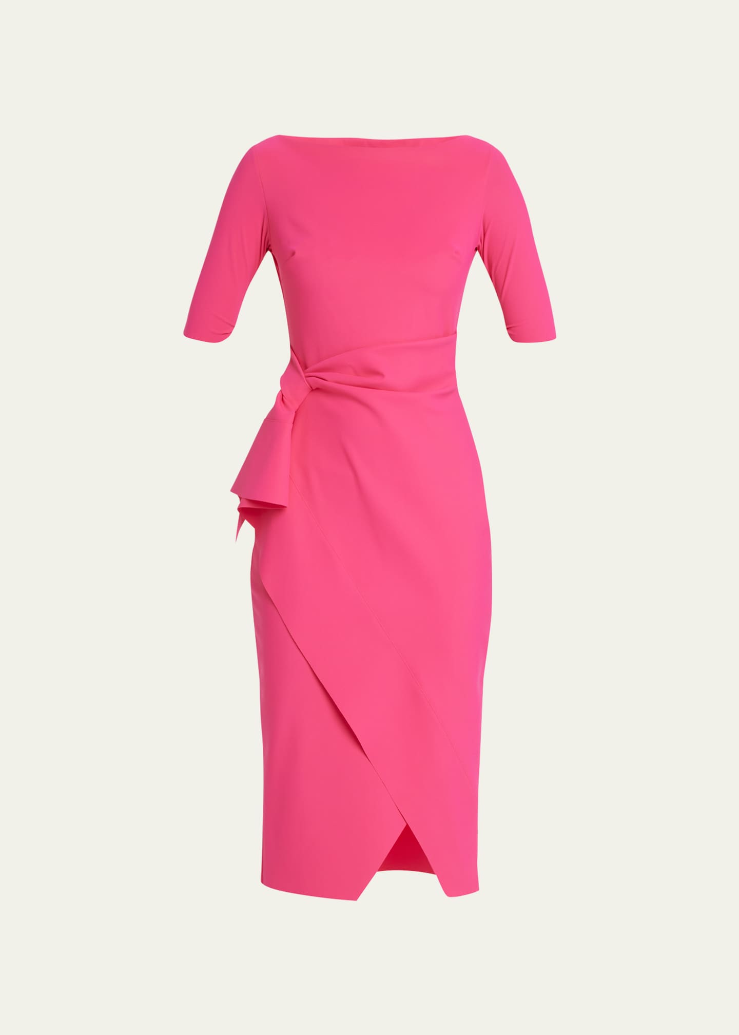 Chiara Boni La Petite Robe Mimmaly Side-Knot Sheath Dress - Bergdorf ...