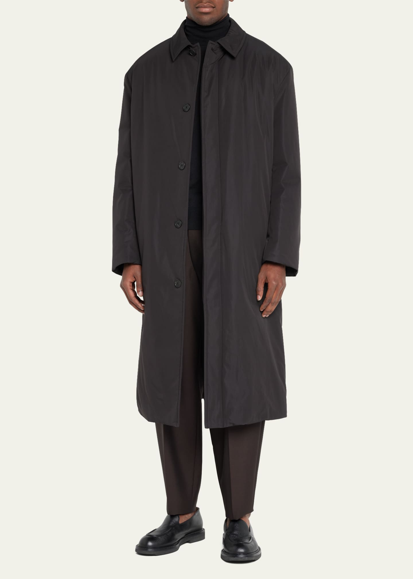 THE ROW Men's Jang Cotton-Polyester Overcoat - Bergdorf Goodman