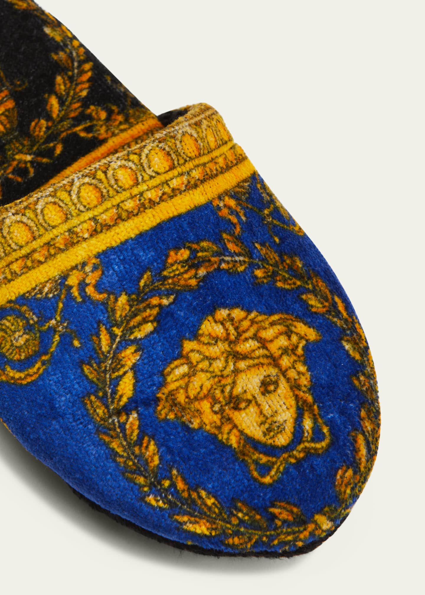 Versace Men's Medusa Head Slippers - Bergdorf Goodman