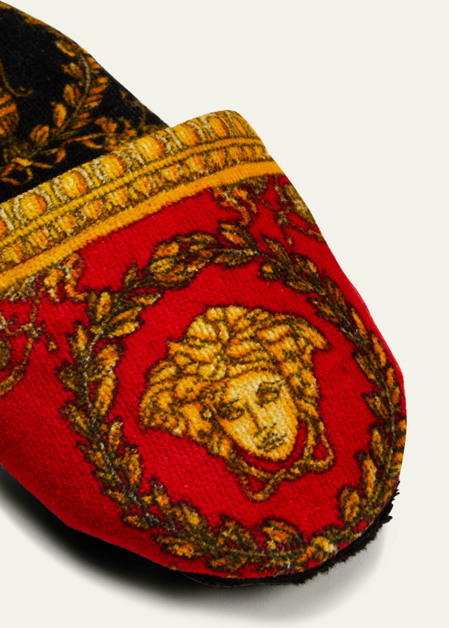 Versace Men's Medusa Head Slippers - Bergdorf Goodman